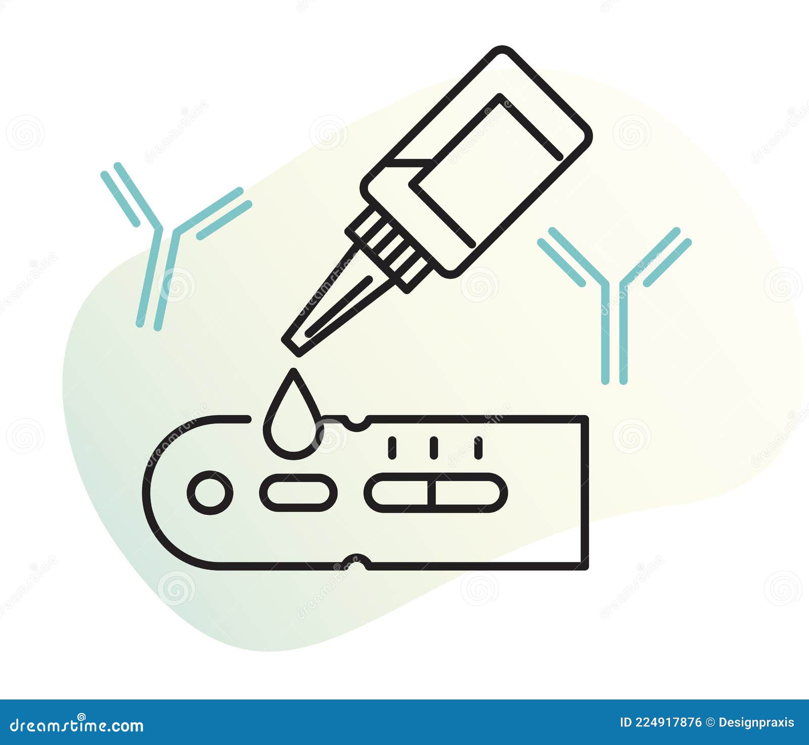 COVID-19 - Antigen Testing Kits - Illustration | CartoonDealer.com ...