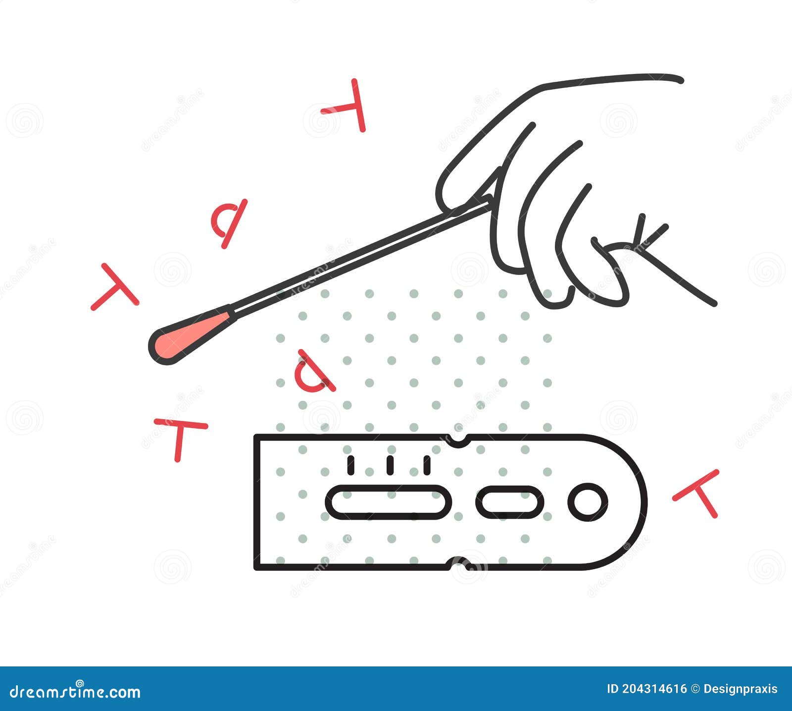 COVID-19 - Antigen Testing Methods - Illustration Stock Vector ...