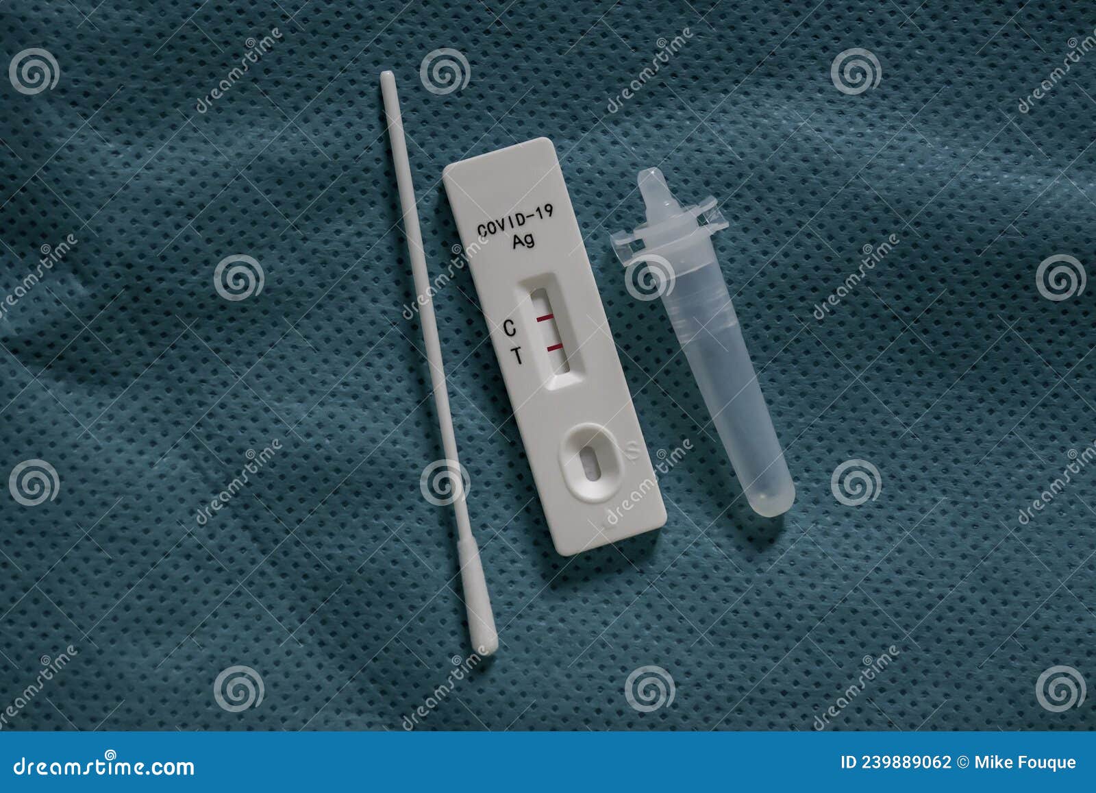 Covid-19 Auto Test Kit and Box Stock Photo - Image of health, disease ...