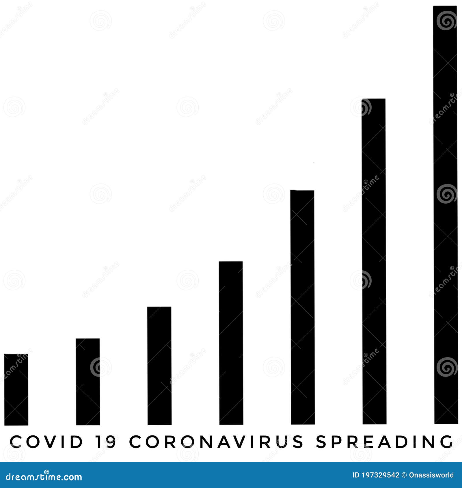 Covid 19 Coronavirus Statistics Chart Header Stock Illustration ...