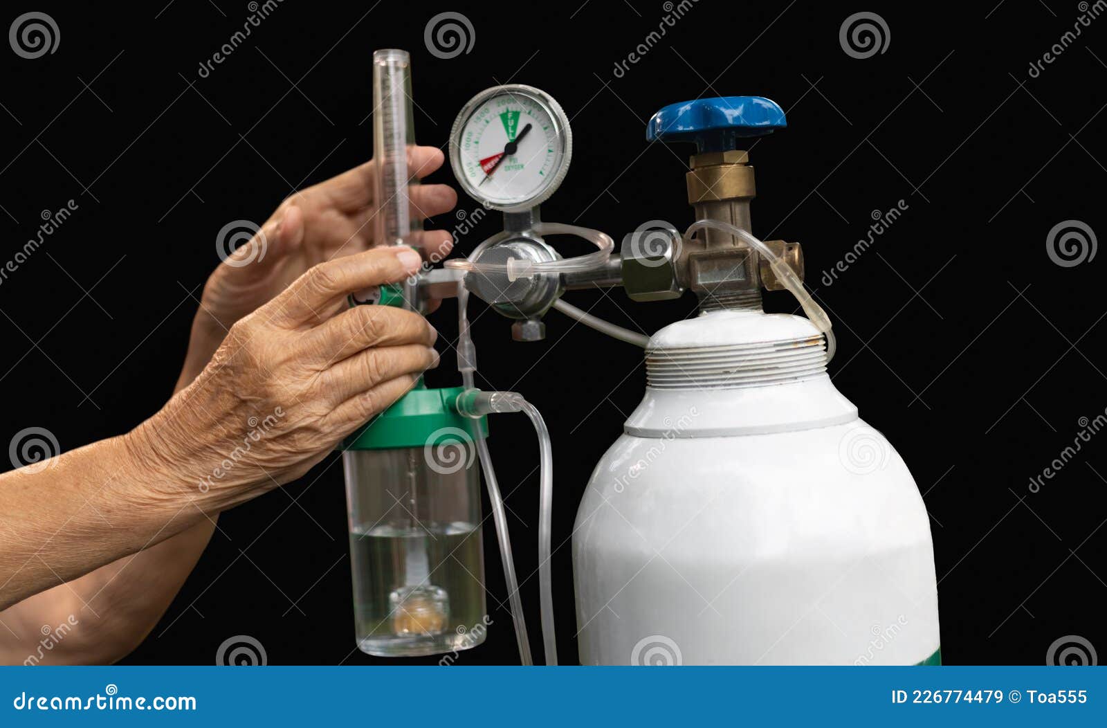 Covid-19 Crisis, Oxygen Shortage Cylinder , Empty Tank Stock Image ...