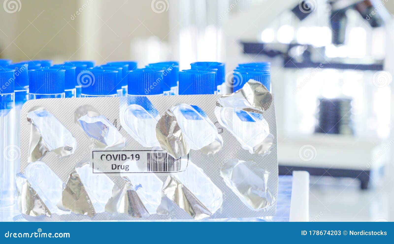 27988_The_Covid-19_drug_pack_or_coronavirus_drug_pack Stock Image ...