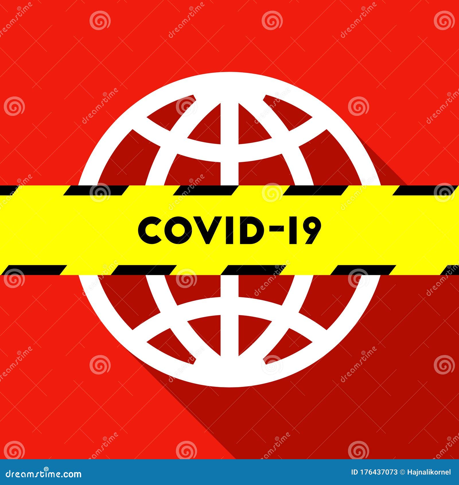 COVID-19 and Global Pandemic Concept Stock Vector - Illustration of ...