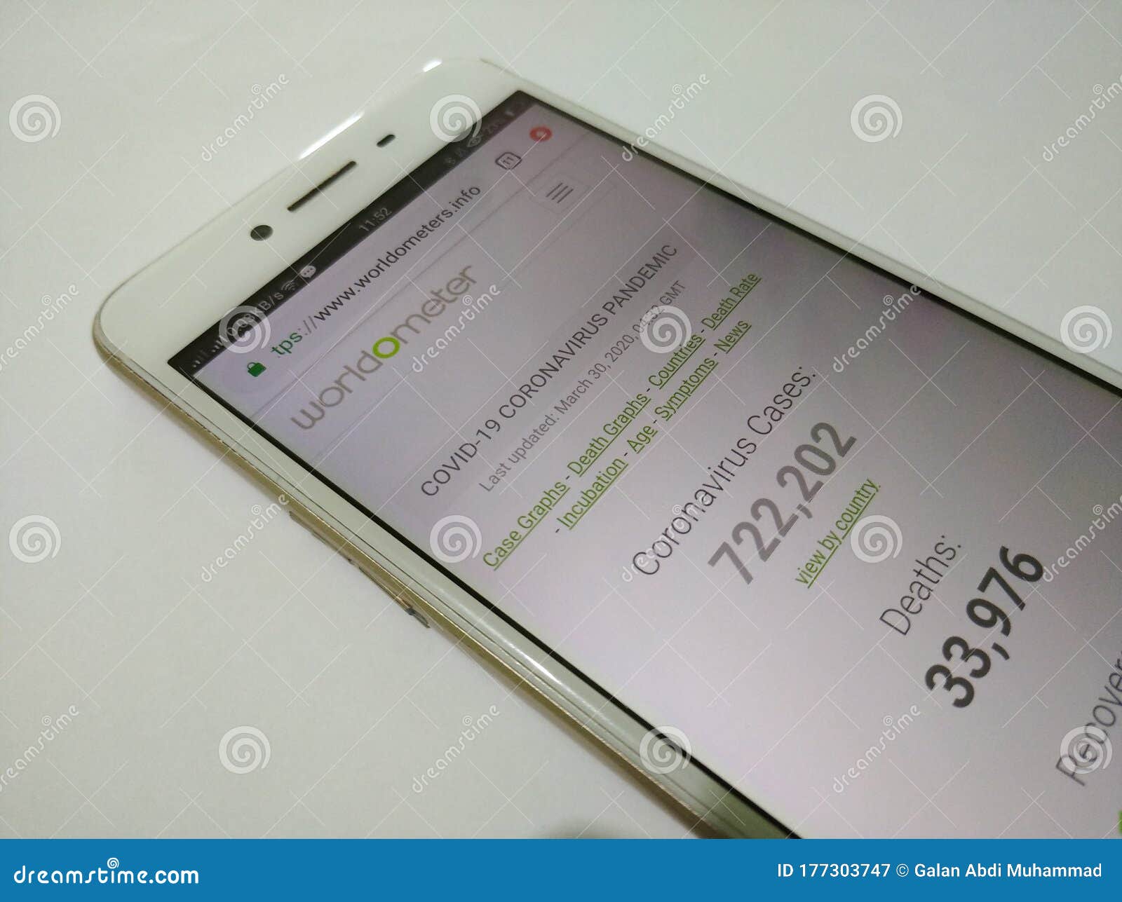 Covid-19 International Statistic from Worldometers Website Browsing ...