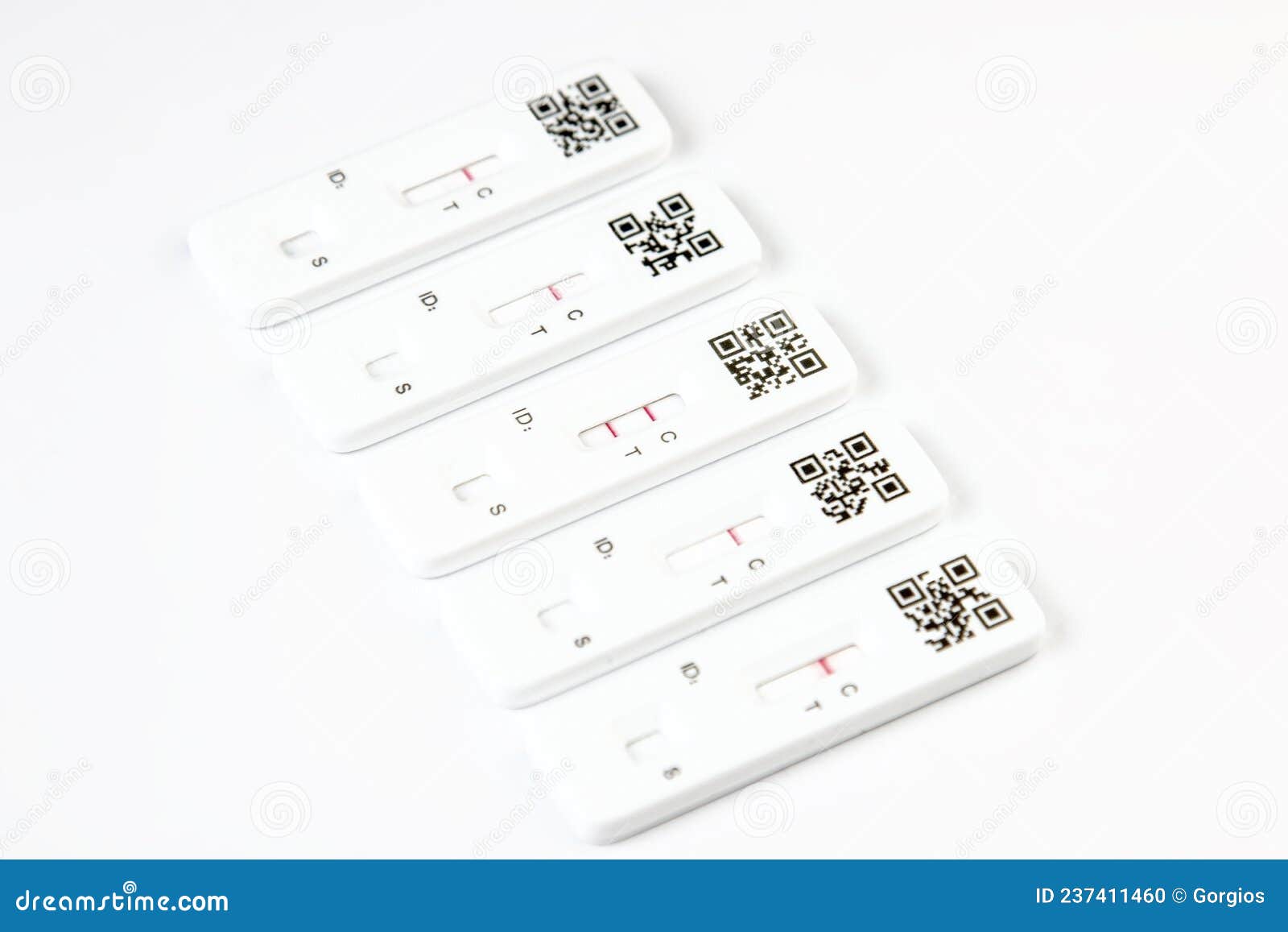Covid 19 Lateral Flow Test Kits Stock Photo - Image of antibody ...
