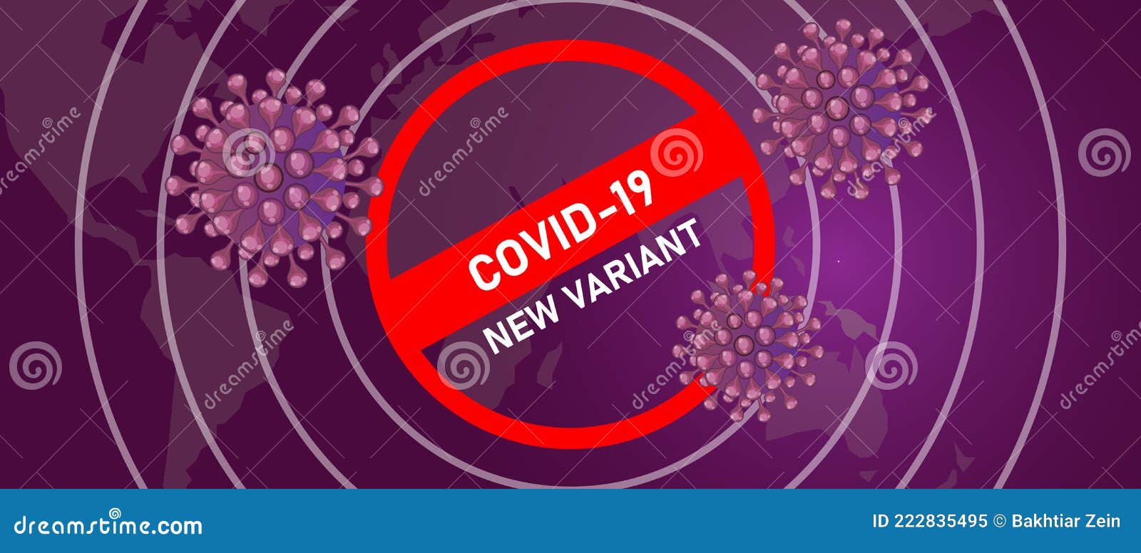 Covid-19 New Corona Virus Variant Strain Mutation Spread World Wide Map ...