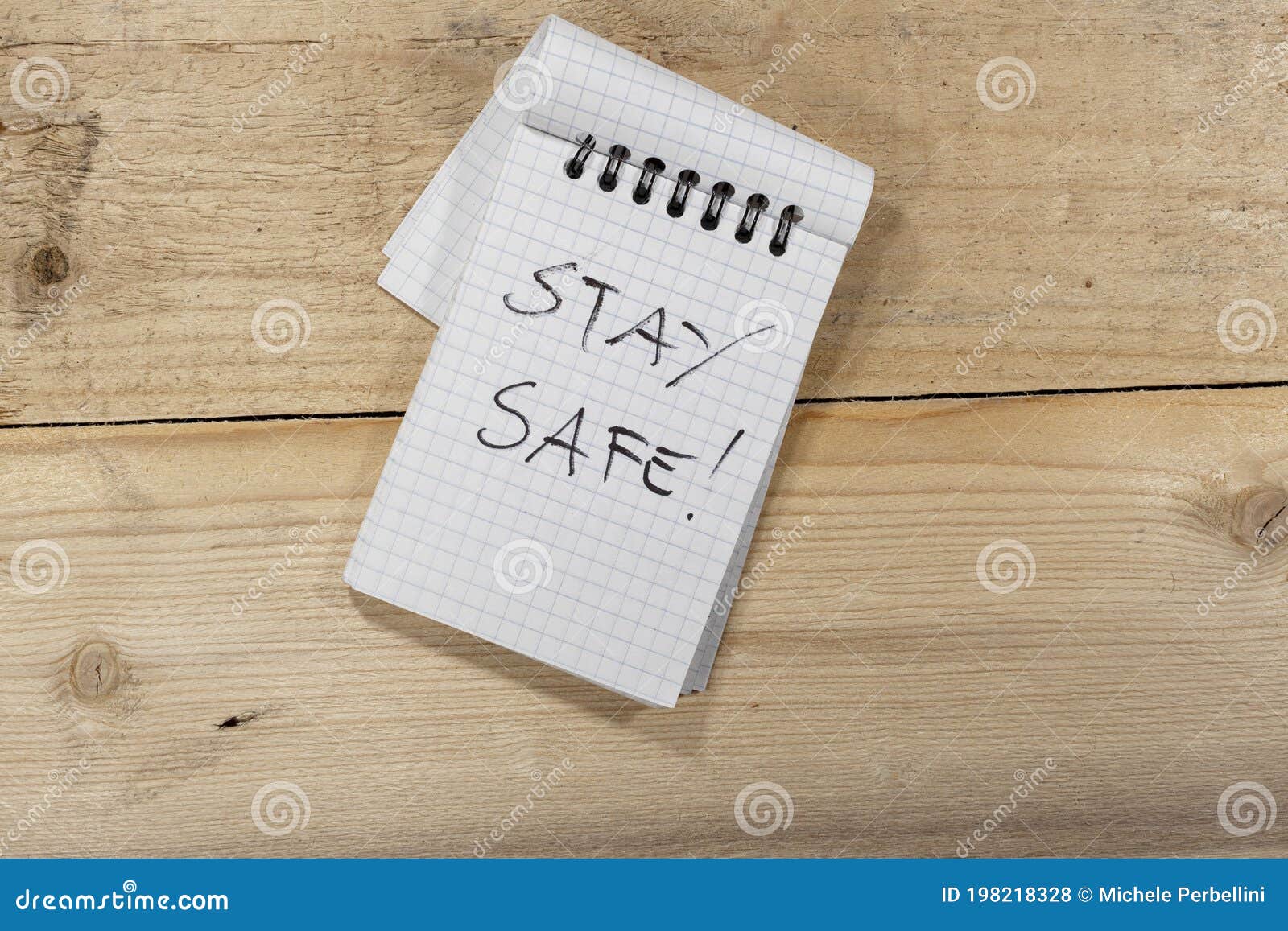 Covid-19 Notes: Stay Safe - Centered Stock Photo - Image of health ...