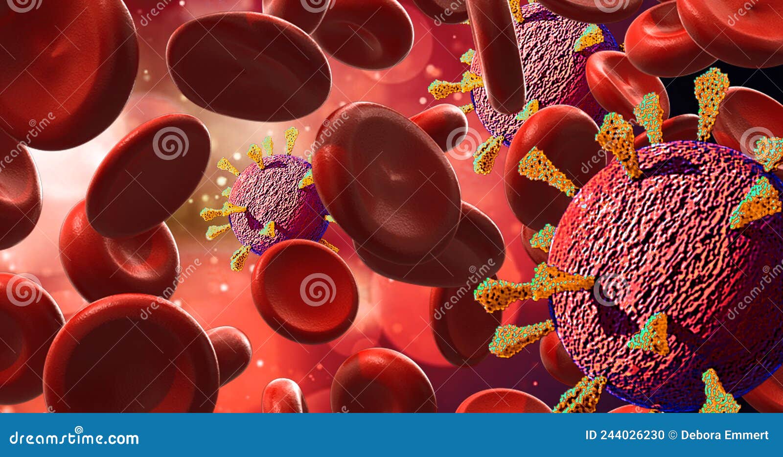 Covid-19 Omicron / Delta Variant Coronavirus Mutation Stock ...