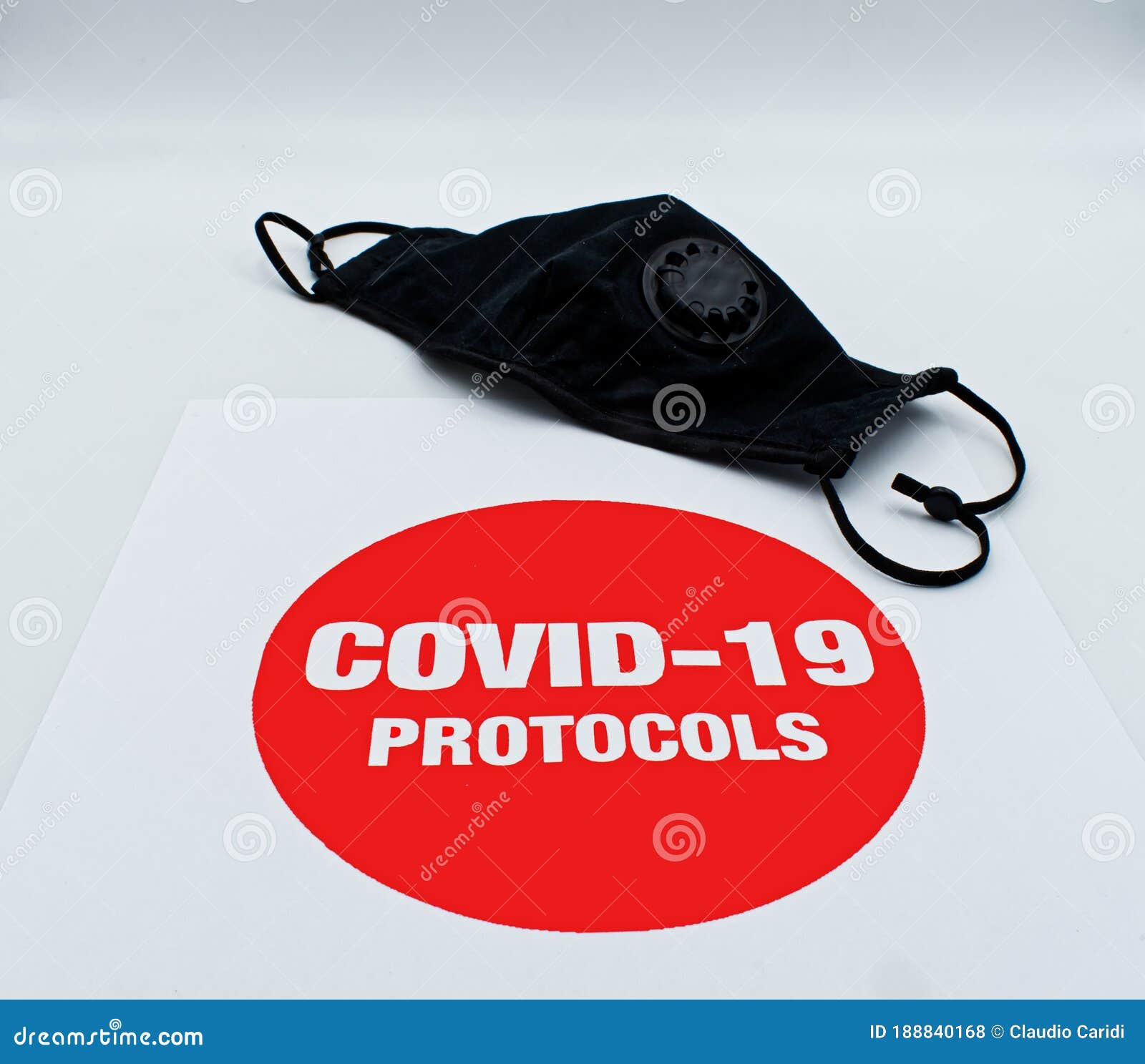 Covid-19 Protocols. Concept of Preventive Measures Covid-19, Isolated ...