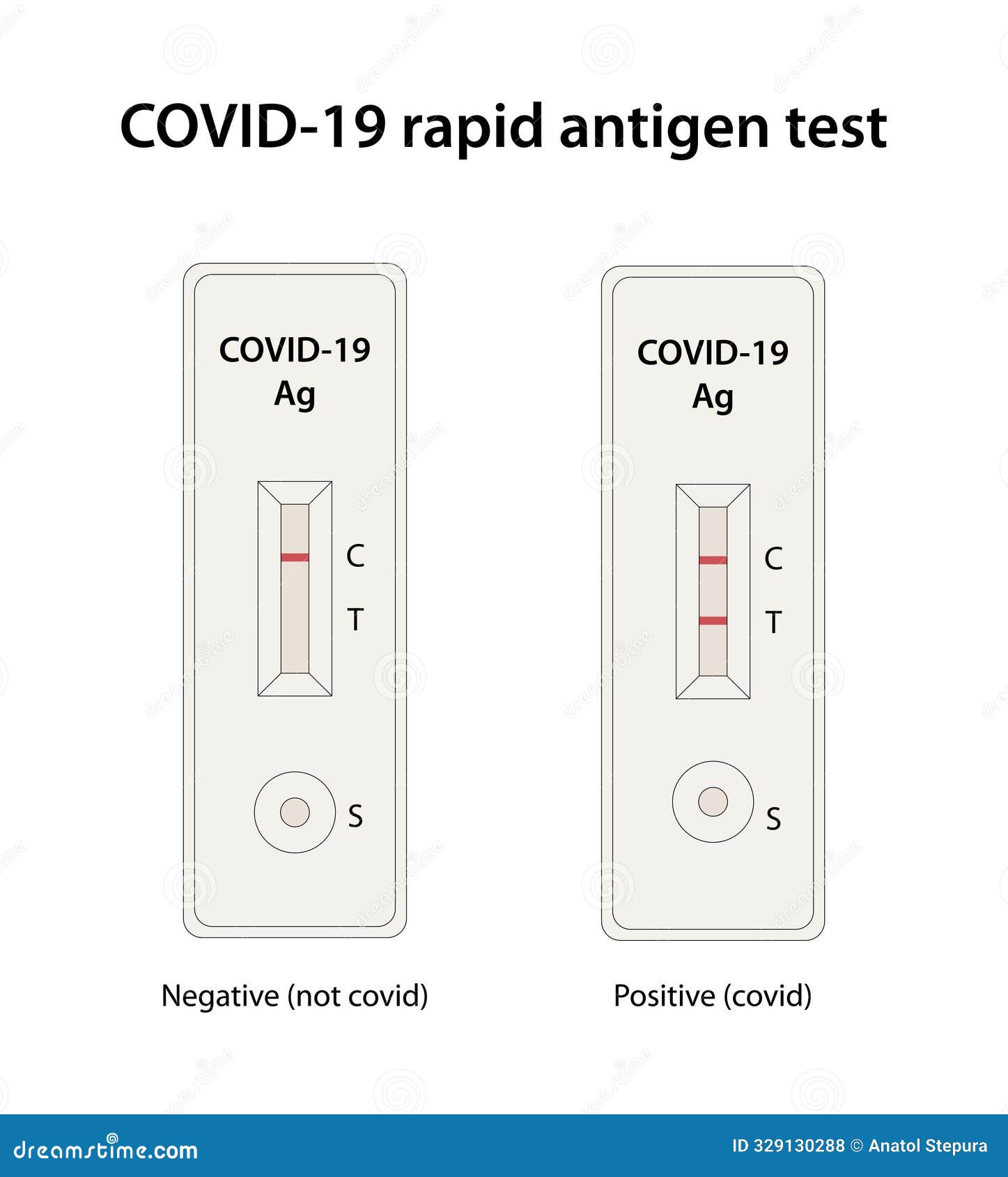 Rapid Antigen Self Test RST Icon Vector Rapid Antigen Detection Test ...