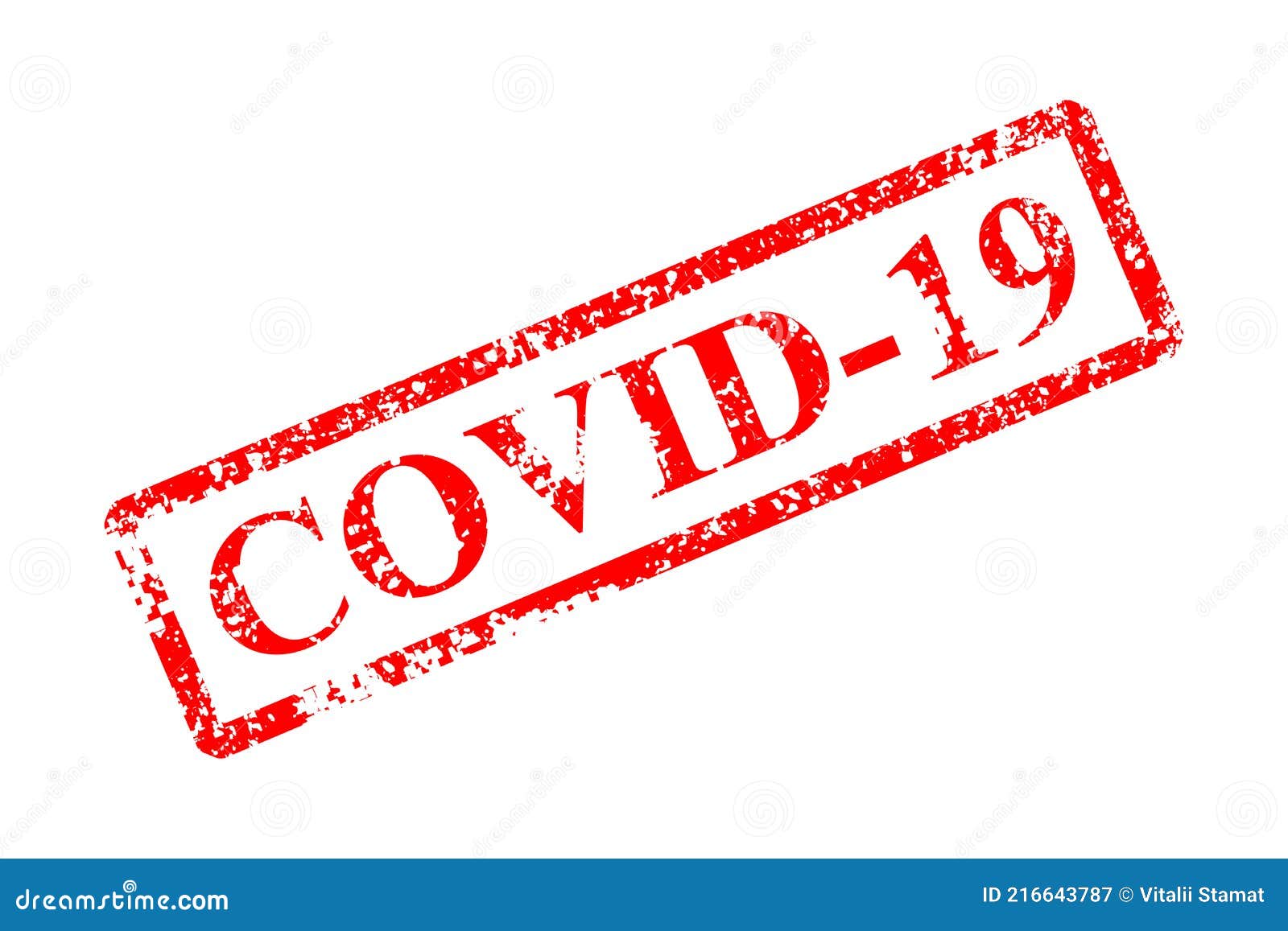 COVID-19. Red Stamp COVID-19 on White Background Stock Image - Image of ...