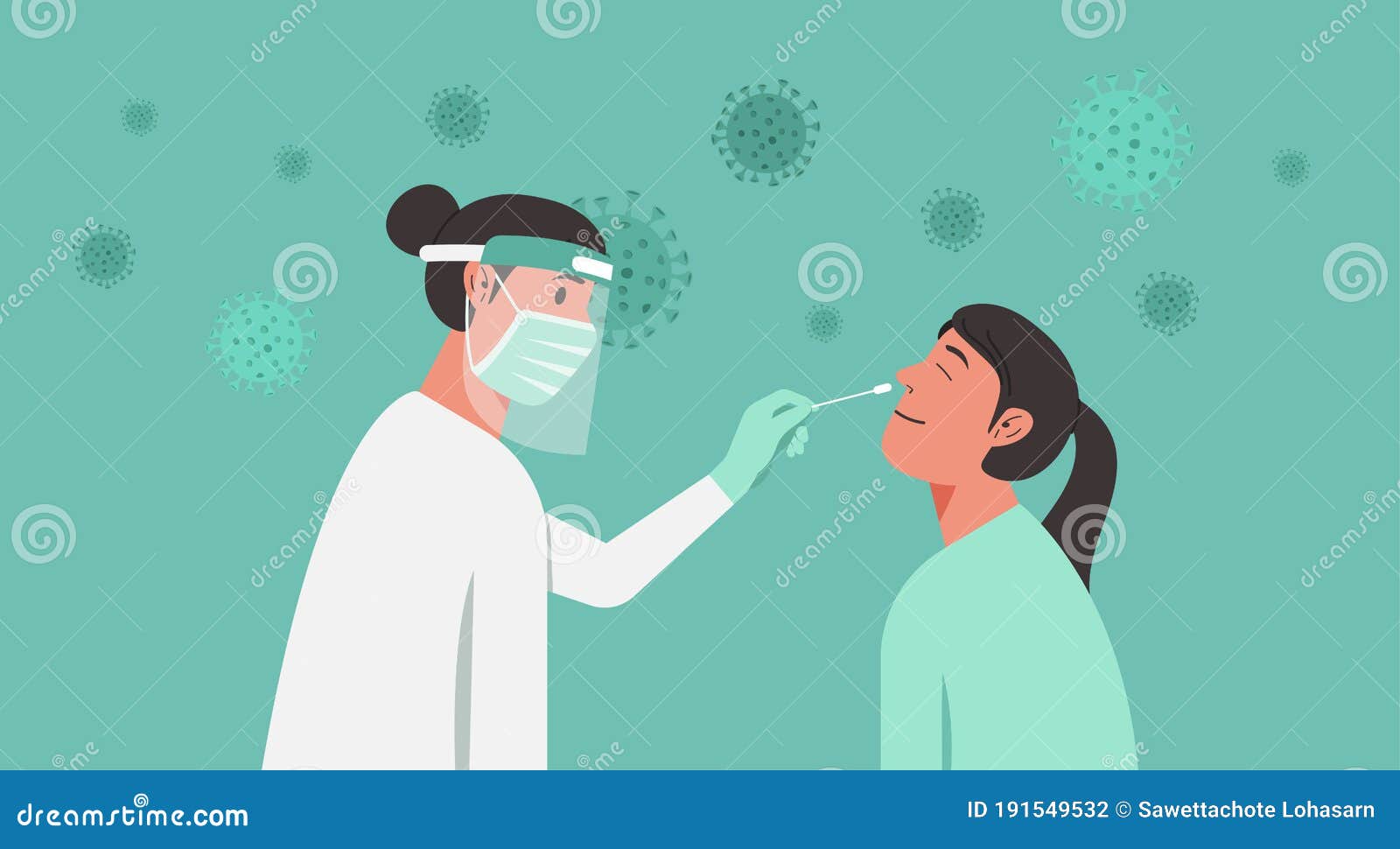 Coronavirus Test Tubes In A Rack. Medical Screening And Covid Tests ...