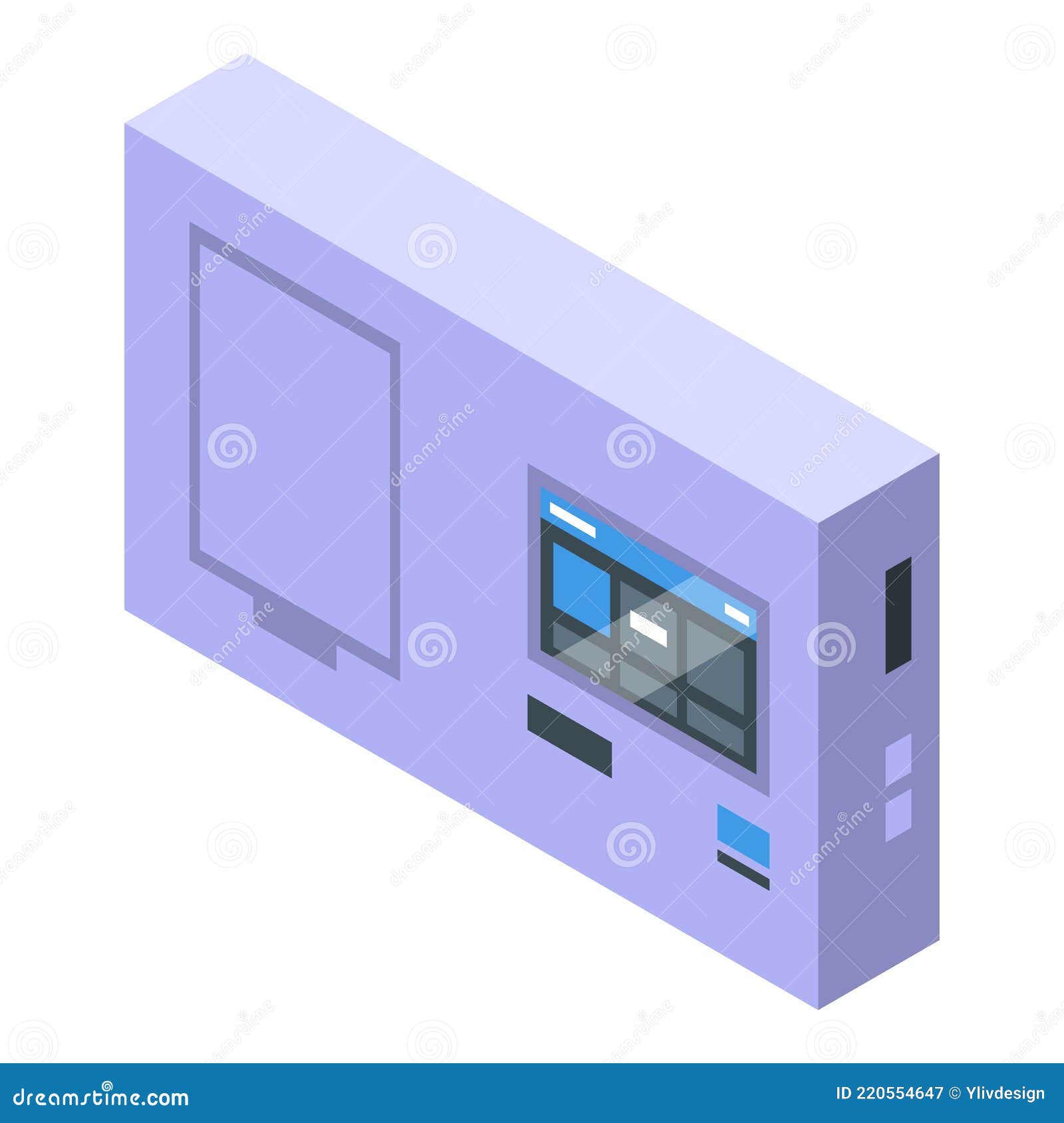 Covid Test Device Icon, Isometric Style Stock Vector - Illustration of ...