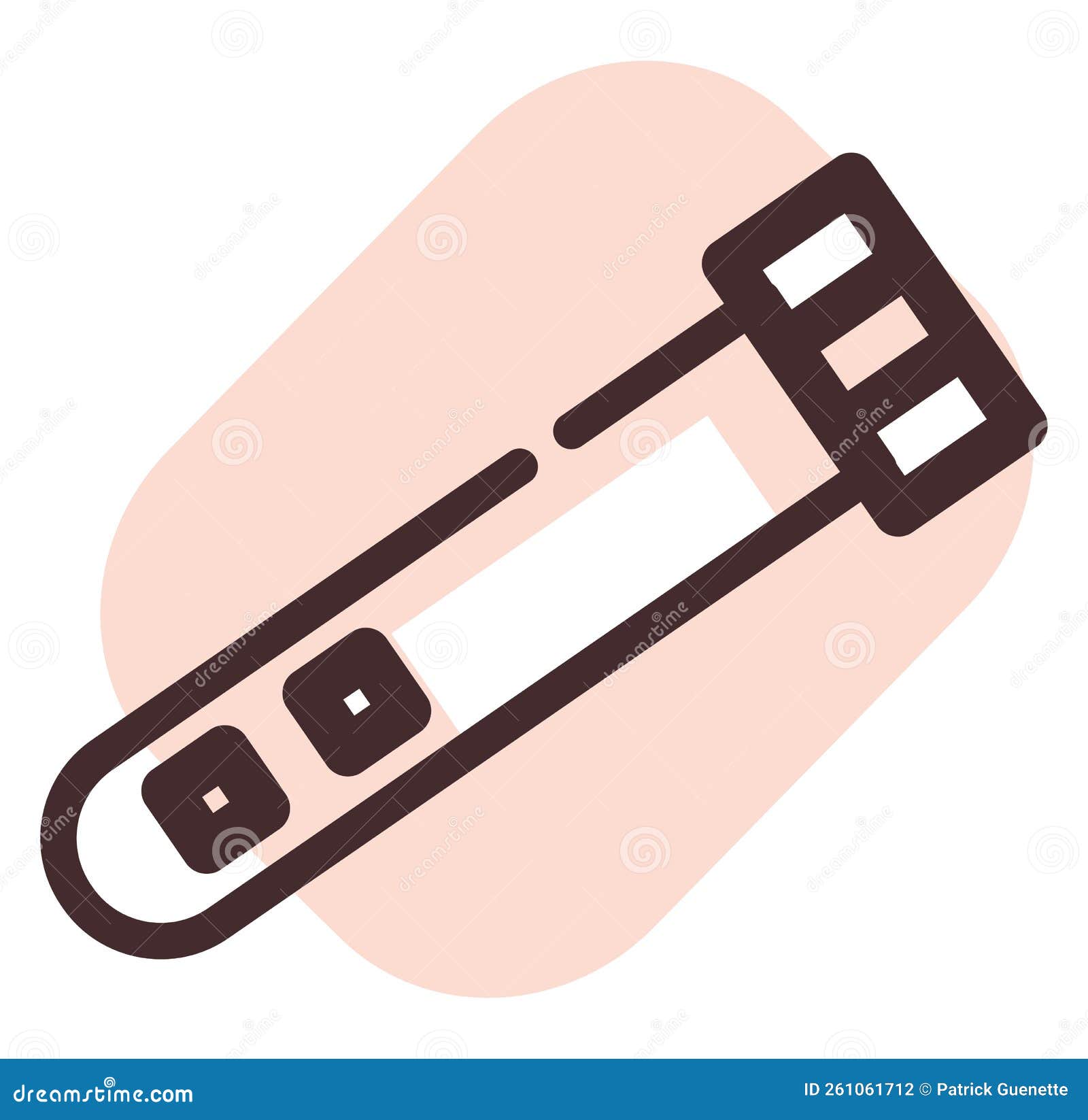 Covid 19 test, icon stock vector. Illustration of background - 261061712