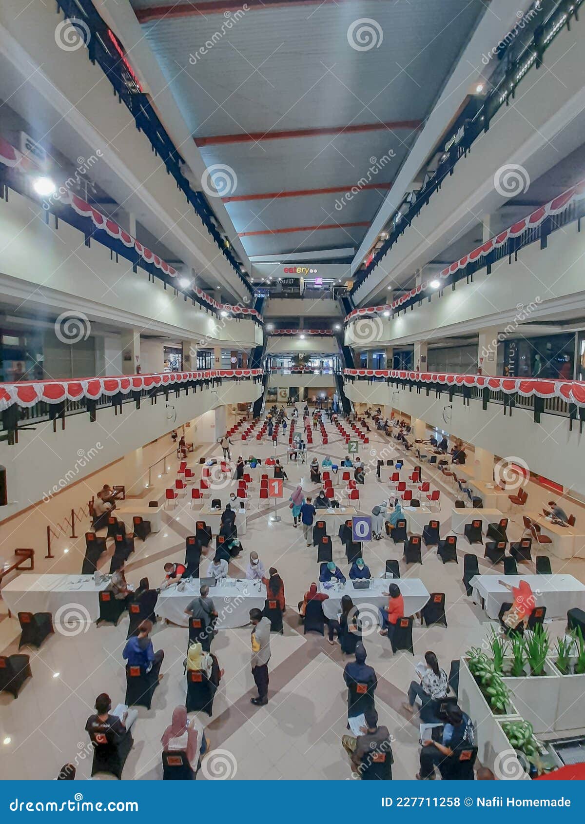 Covid-19 Vaccination Process at Botani Square Mall Bogor Editorial ...