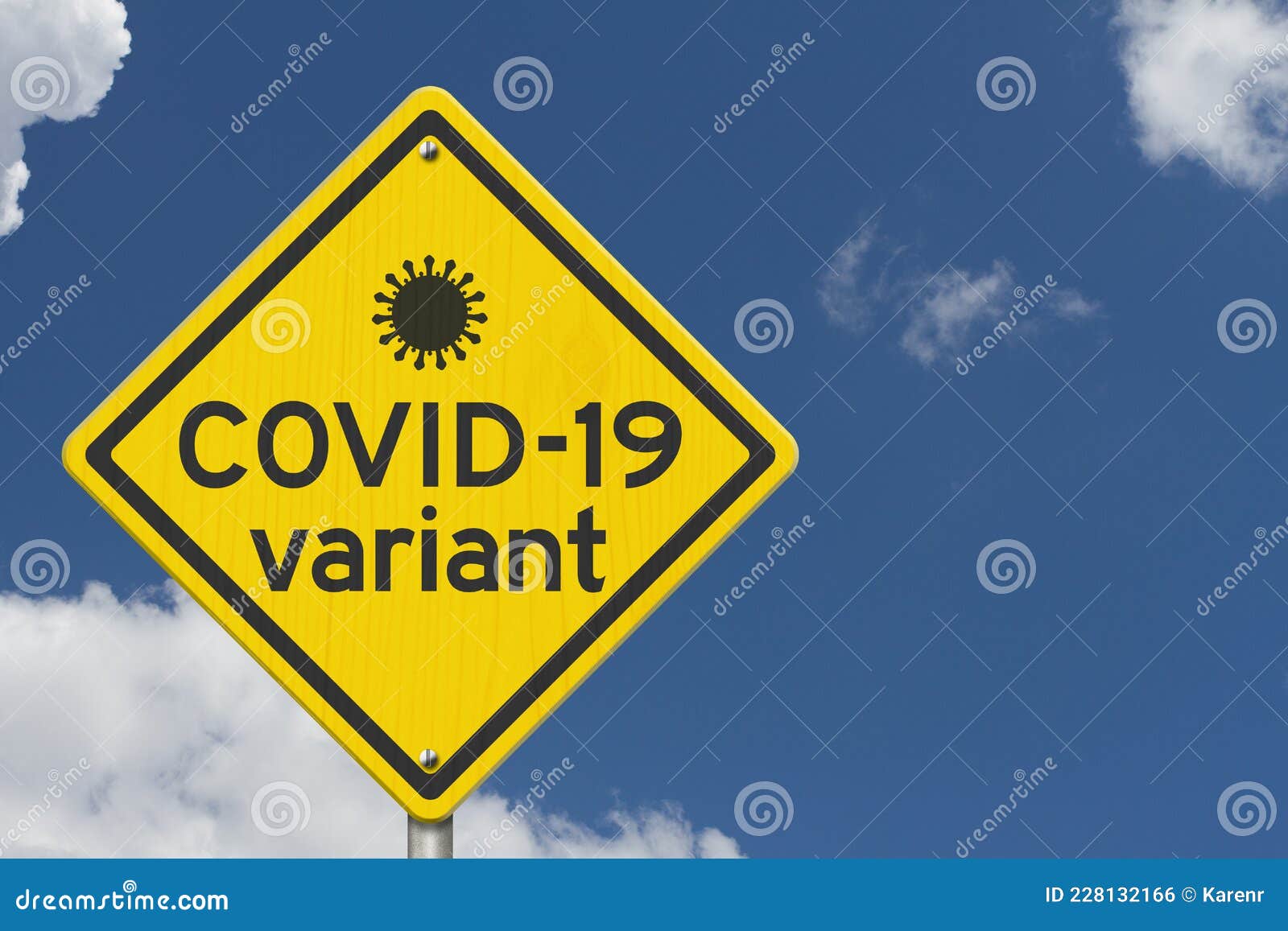 Yellow Highway Warning Sign Stock Photography | CartoonDealer.com ...