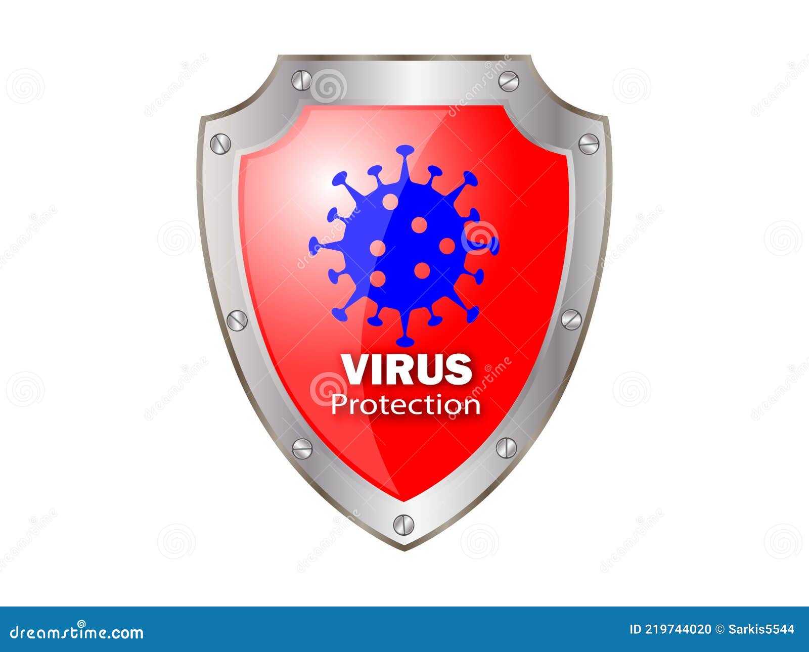 Covid-19 Virus-protection Shield Design Stock Vector - Illustration of ...