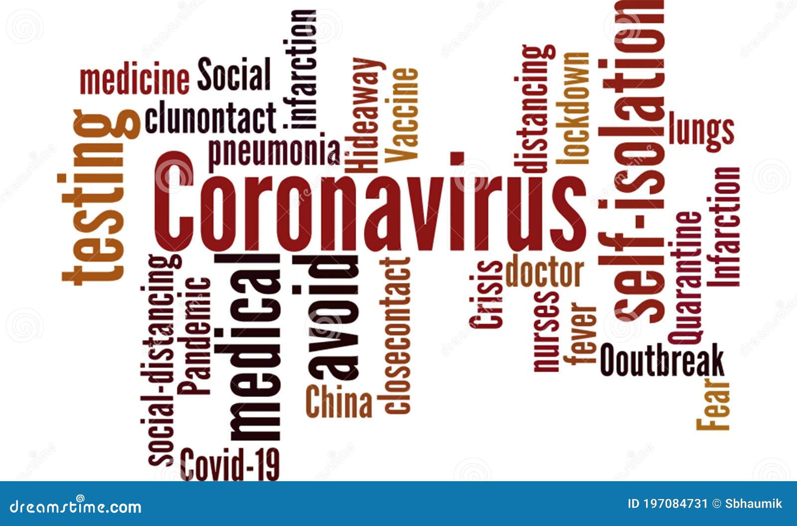 Covid-19 word cloud poster stock illustration. Illustration of blood ...