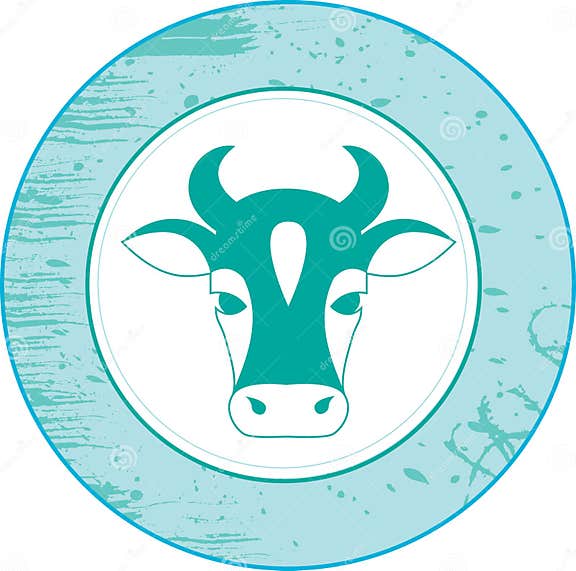 Cow. stock vector. Illustration of beef, stamper, symbol - 17787895