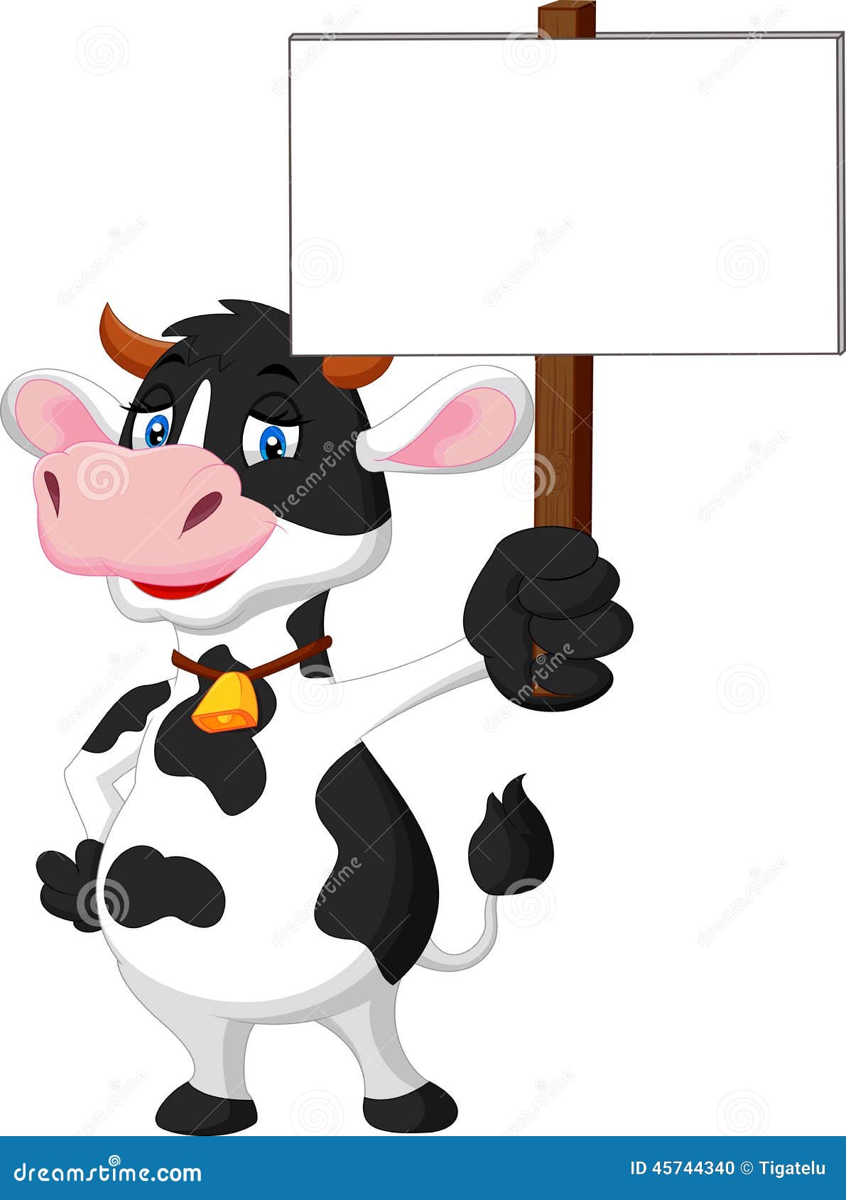 Ear Tag For Cattle. Blank Black ID Label For Farm Animals. Earmark ...