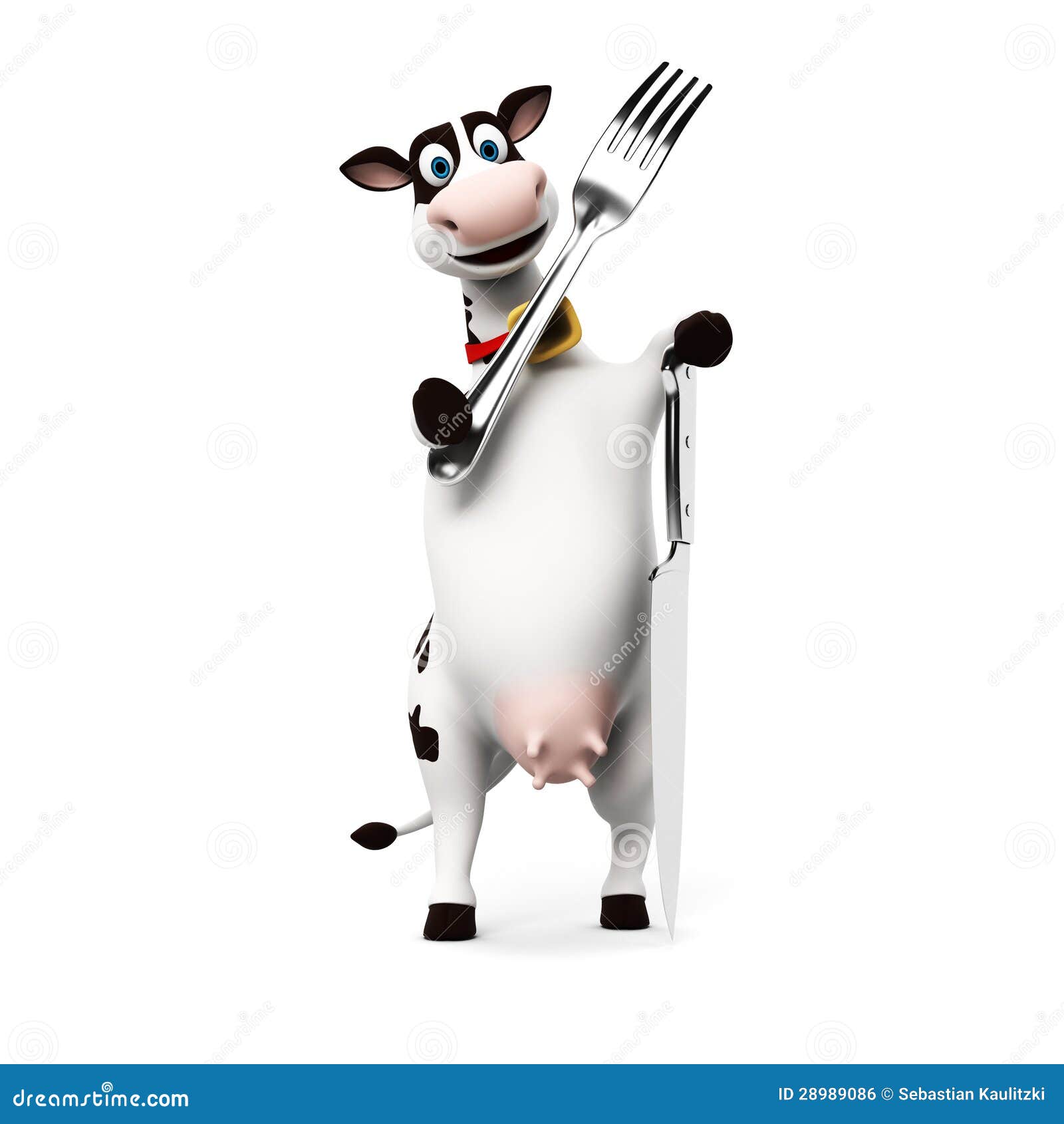 Cow character stock illustration. Illustration of pastoral - 28989086