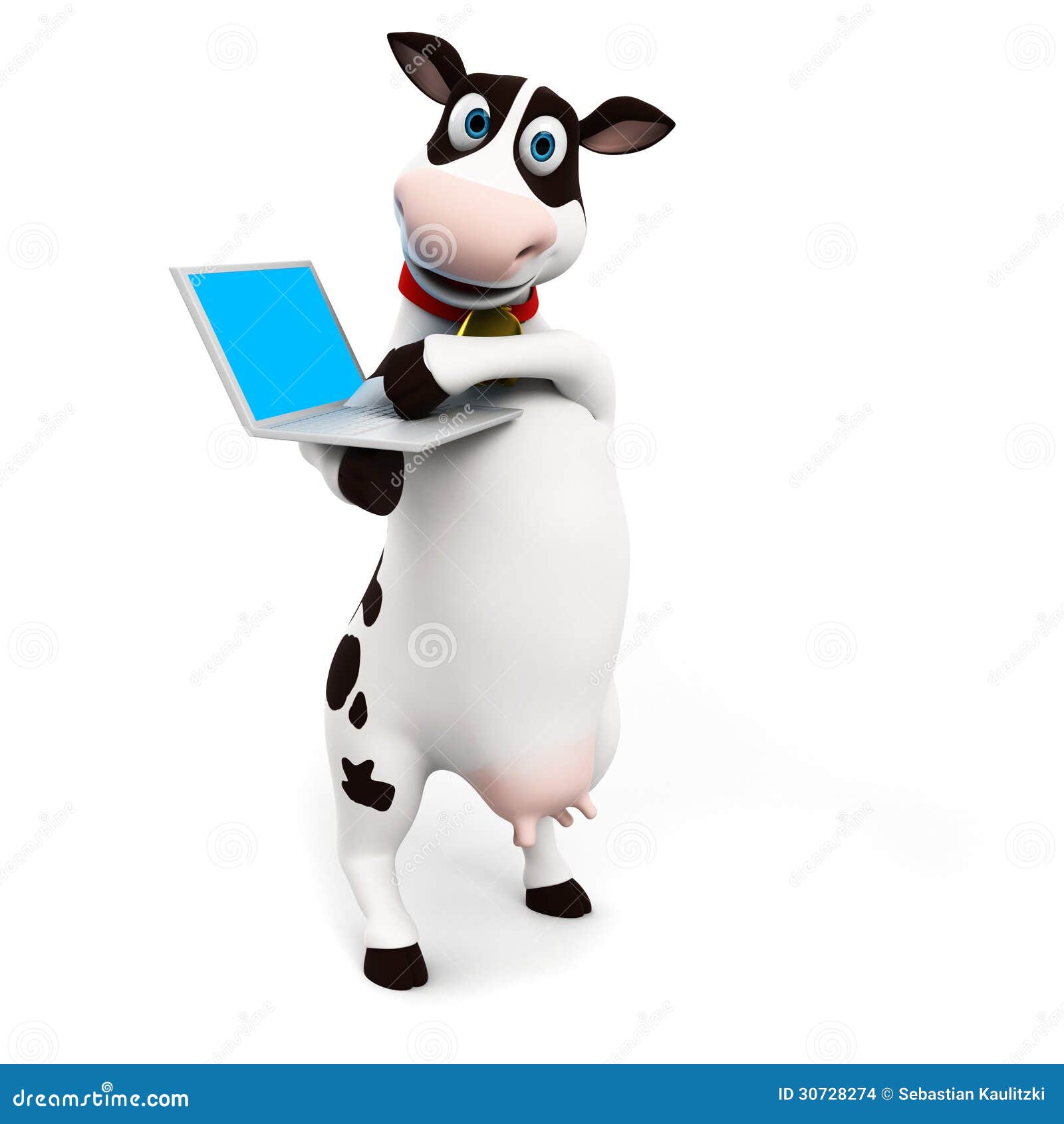 Cow character stock illustration. Illustration of horn - 30728274