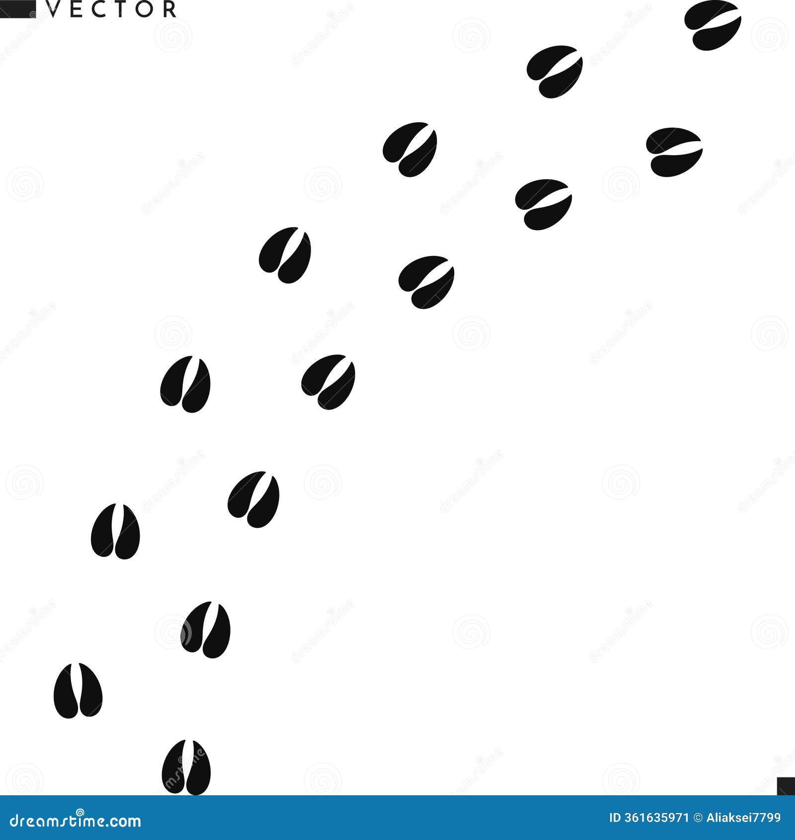 Cow Footprints. Farm Animal Track Stock Illustration - Illustration of ...