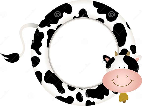 Cow Frame stock vector. Illustration of clip, cartoon - 32037473