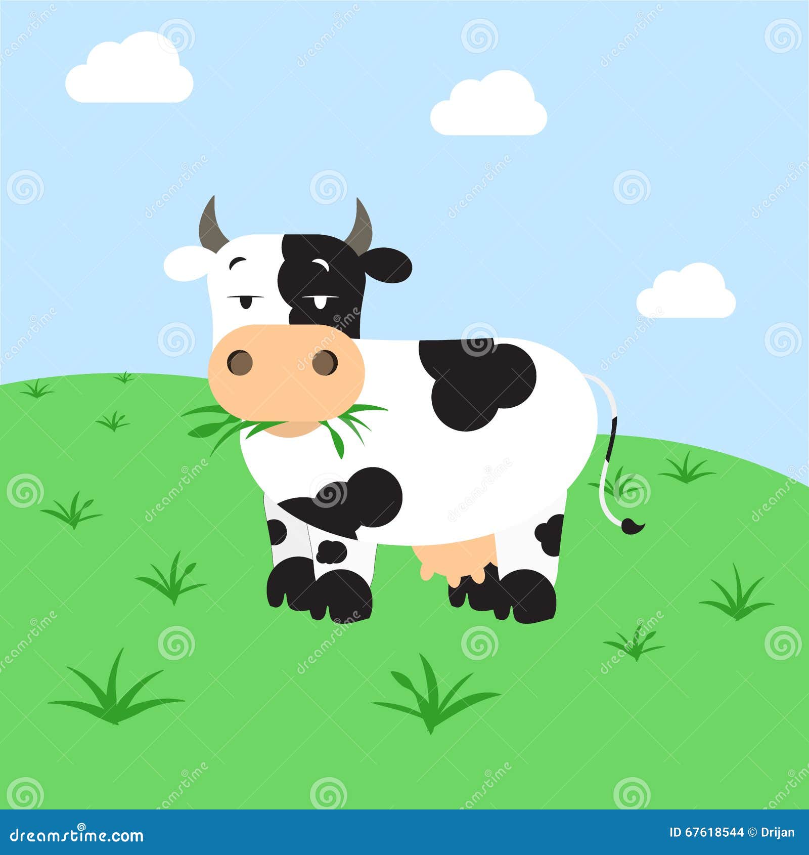 Cow Grazing Stock Illustrations – 5,187 Cow Grazing Stock Illustrations ...