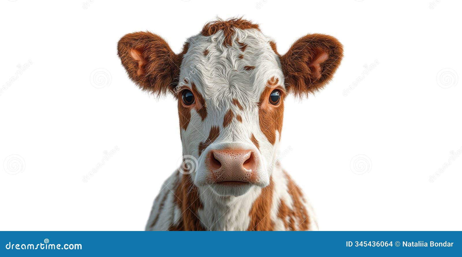Cow Head Isolated on Transparent Background. Stock Photo - Image of ...