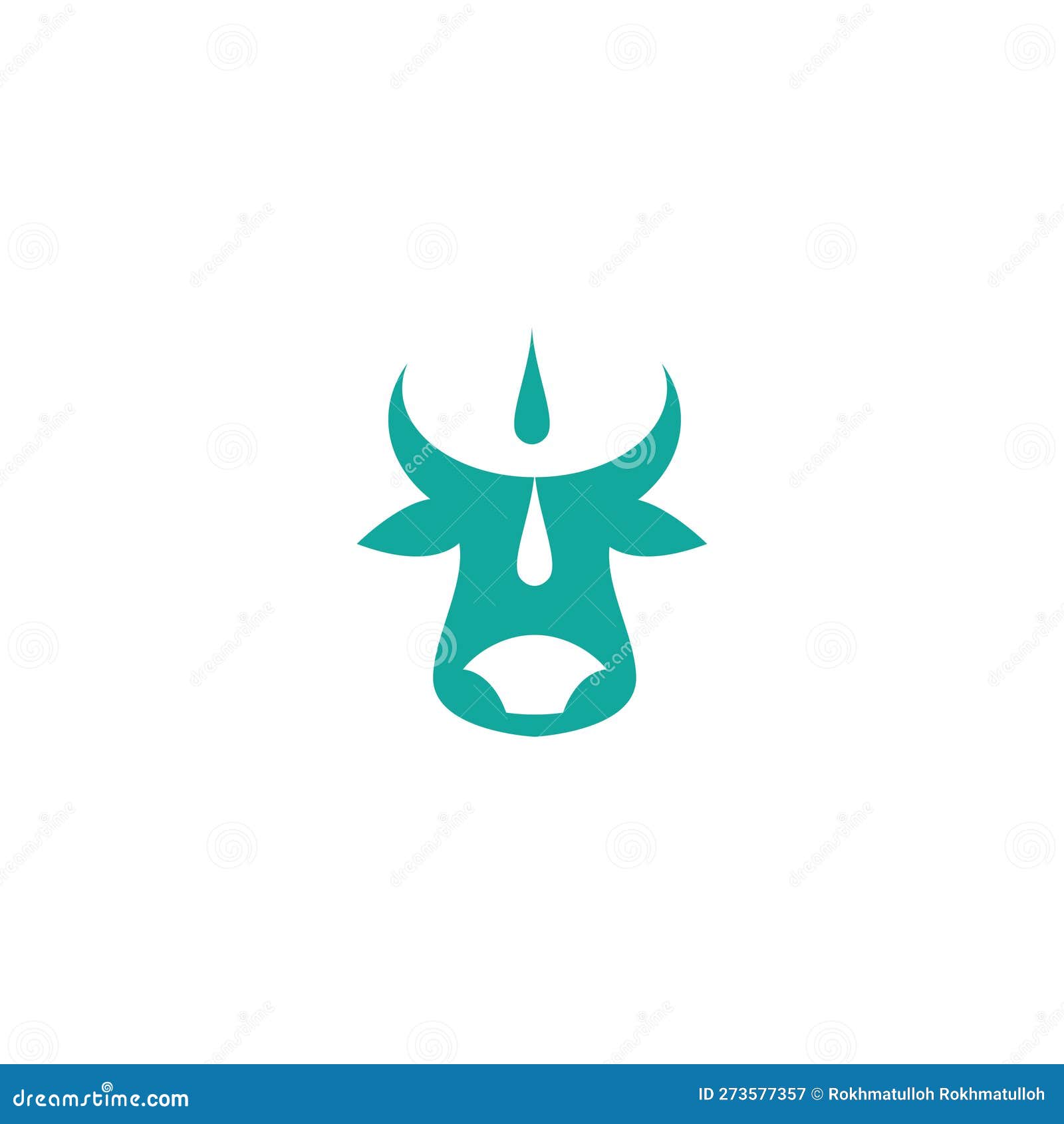 Cow Head Logo Template Design Vector Abstract Illustration Stock Vector ...