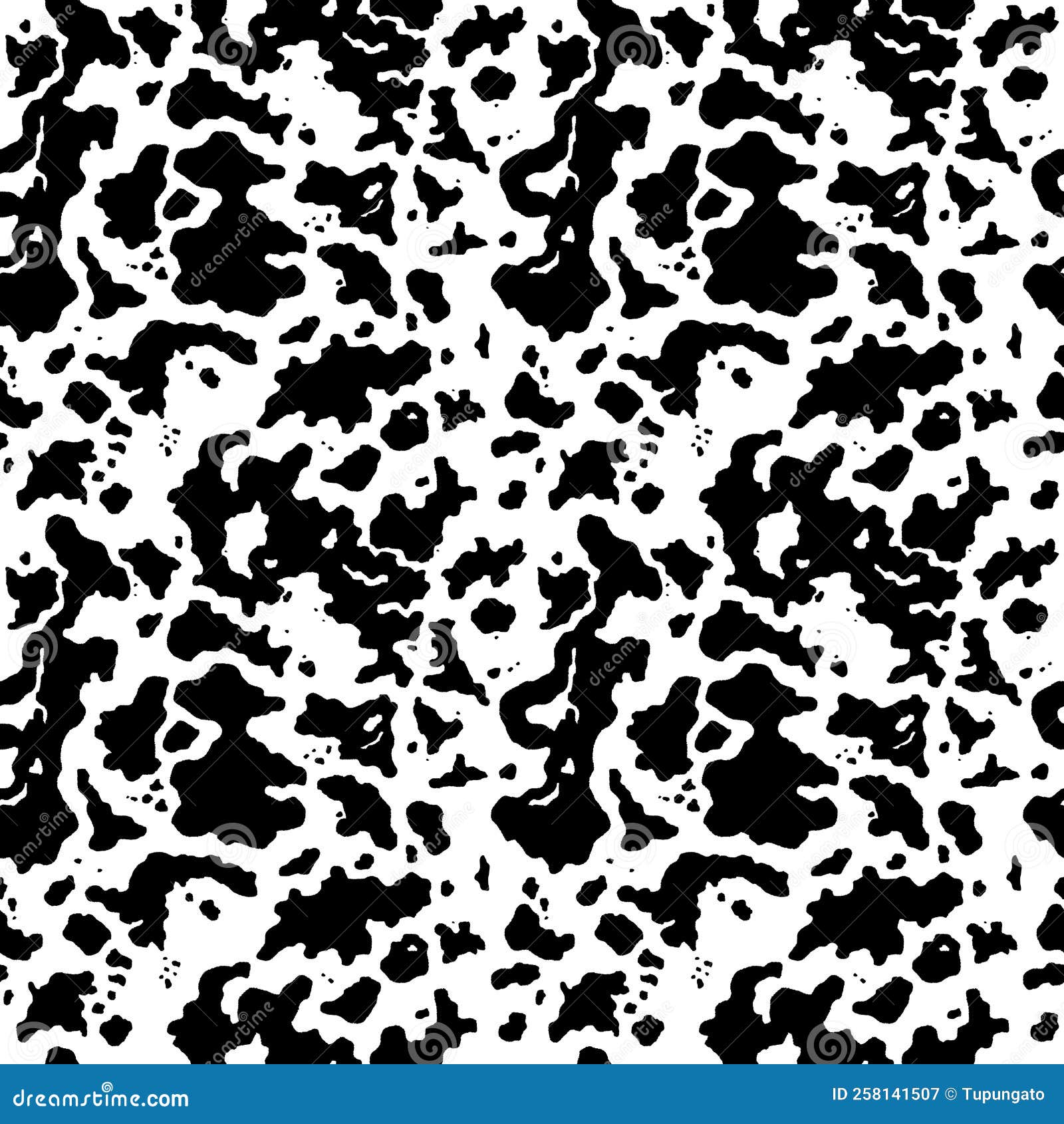 Cow hide vector texture stock vector. Illustration of vector - 258141507