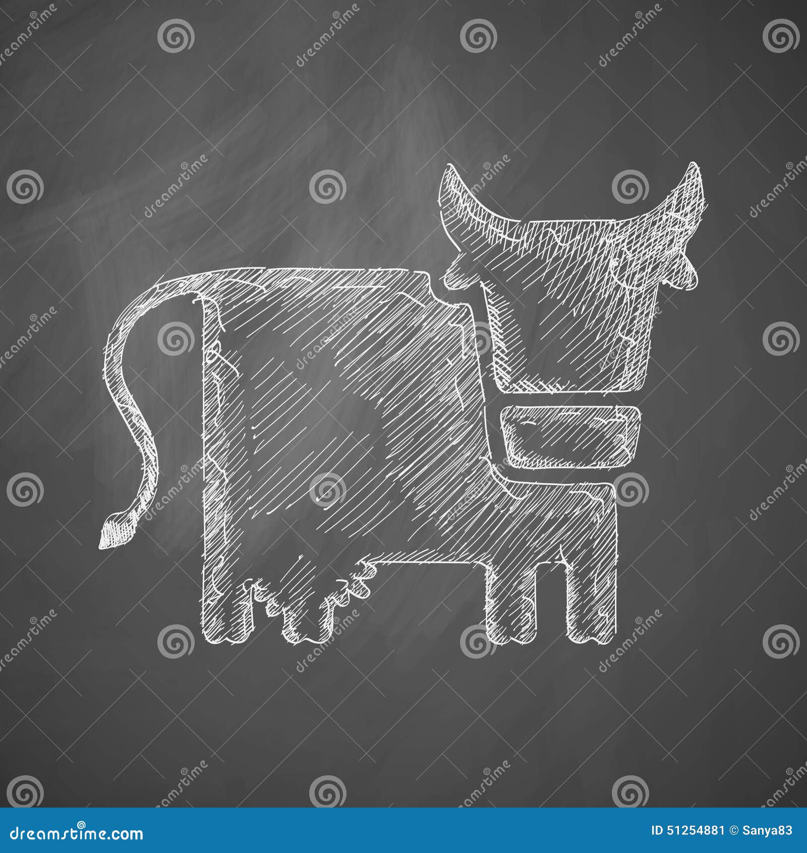 Chalkboard Cow Stock Illustrations – 427 Chalkboard Cow Stock ...