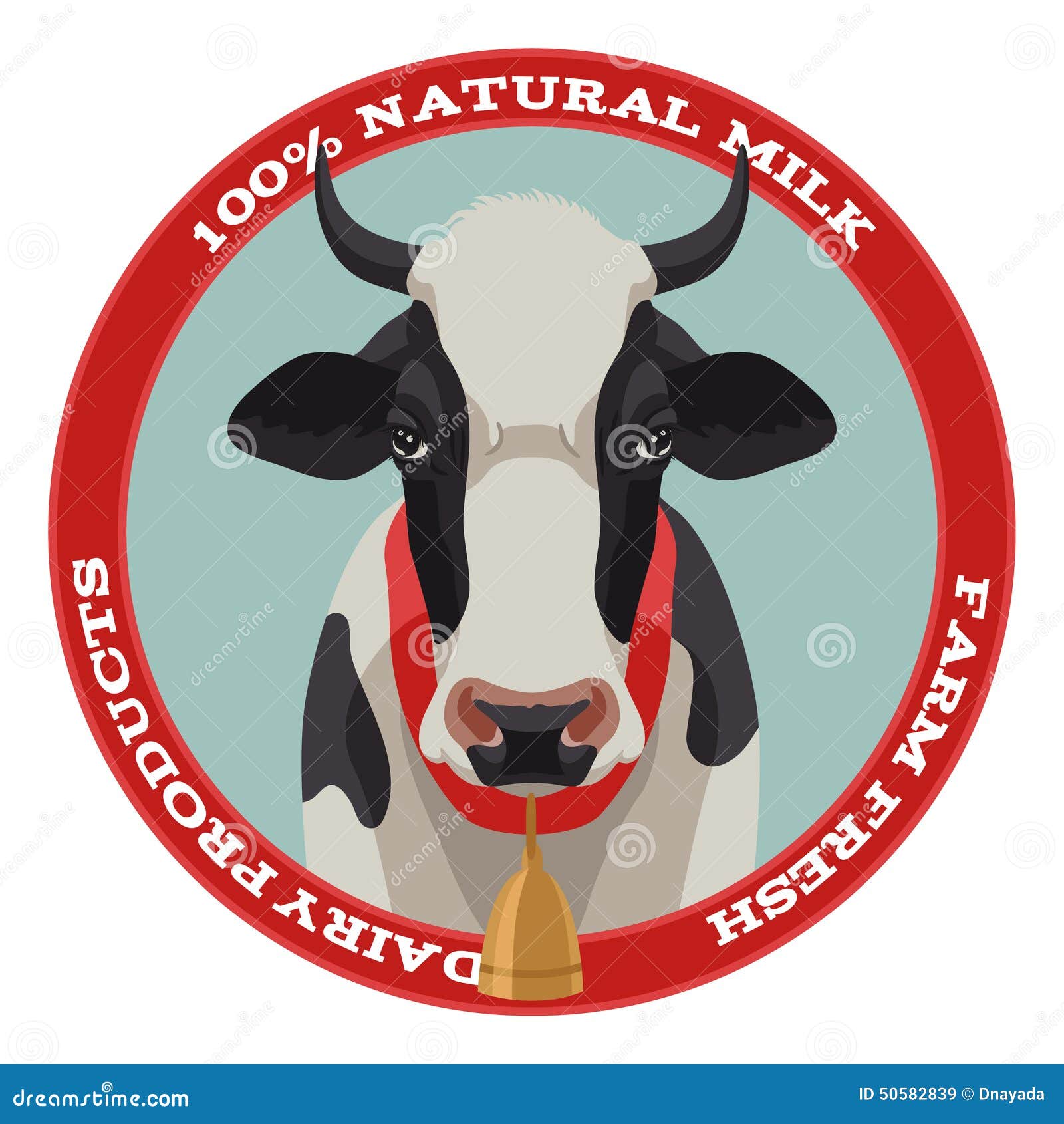 Cow label, red style stock vector. Illustration of cattle - 50582839