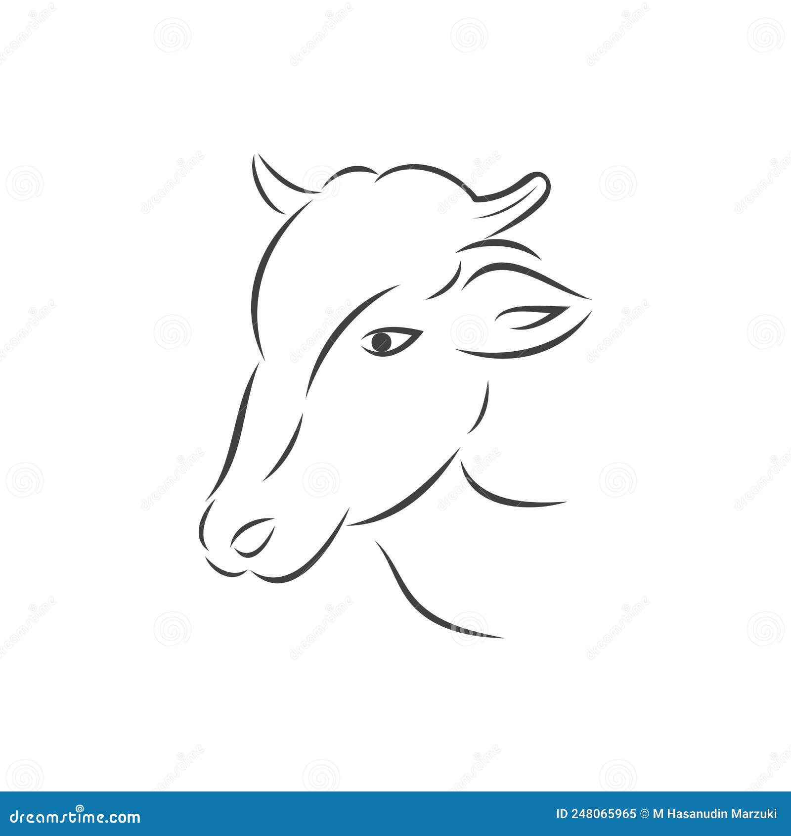 Cow logo vector stock vector. Illustration of design - 248065965