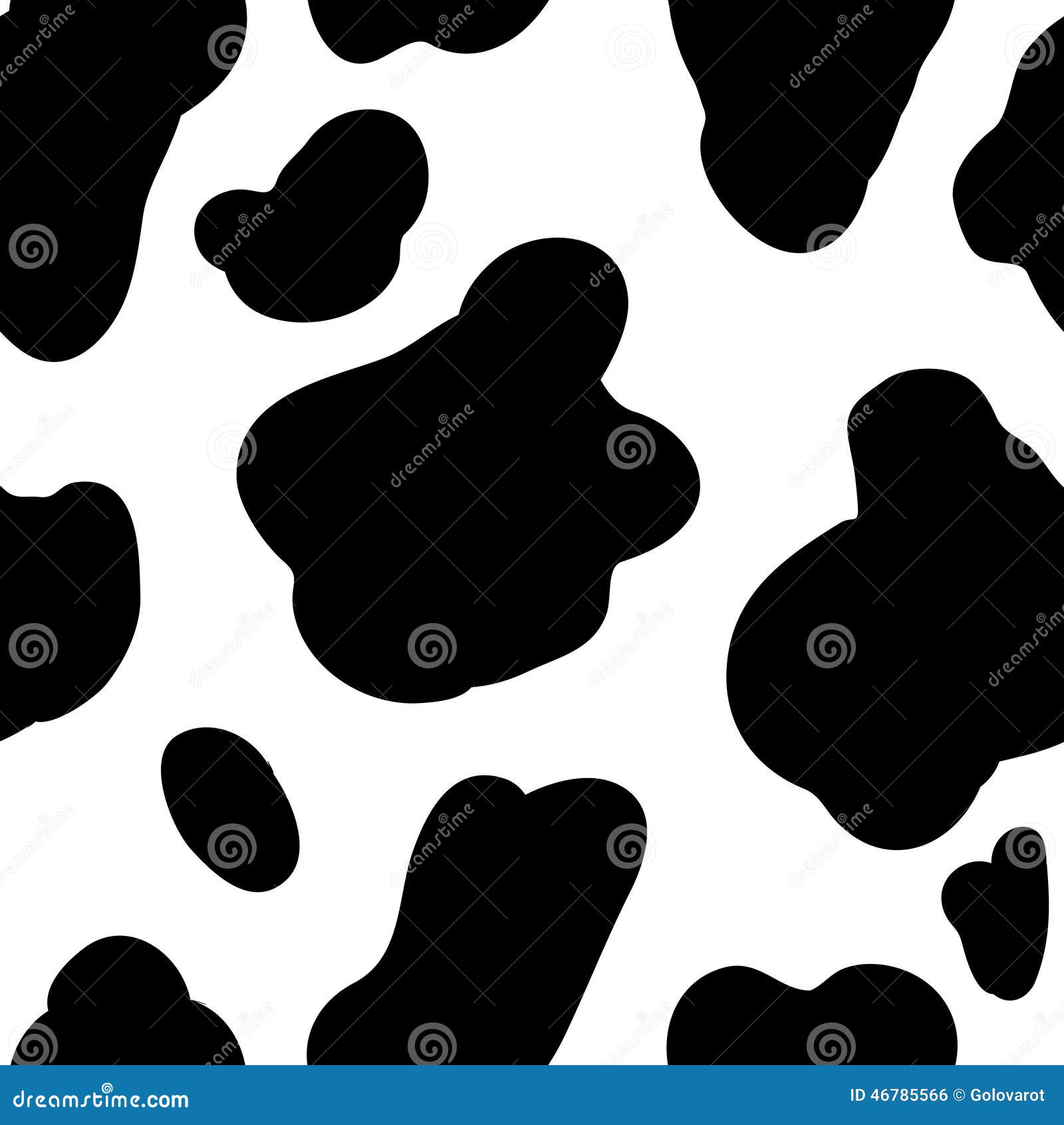 Cow Pattern Background. Vector Design Element Stock Vector ...