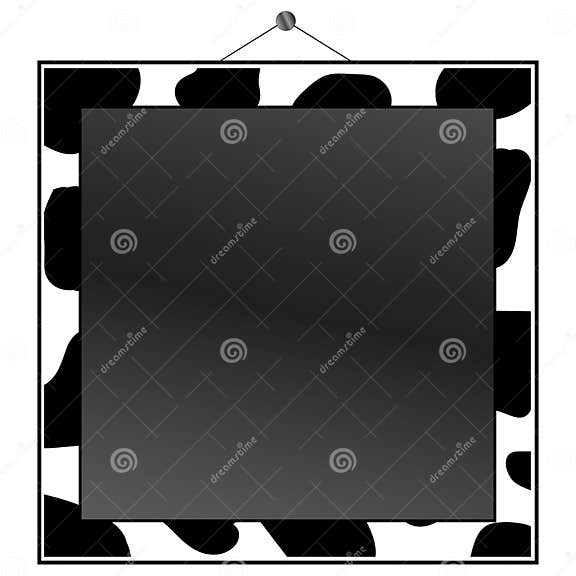 Cow print frame stock vector. Illustration of border - 18884198
