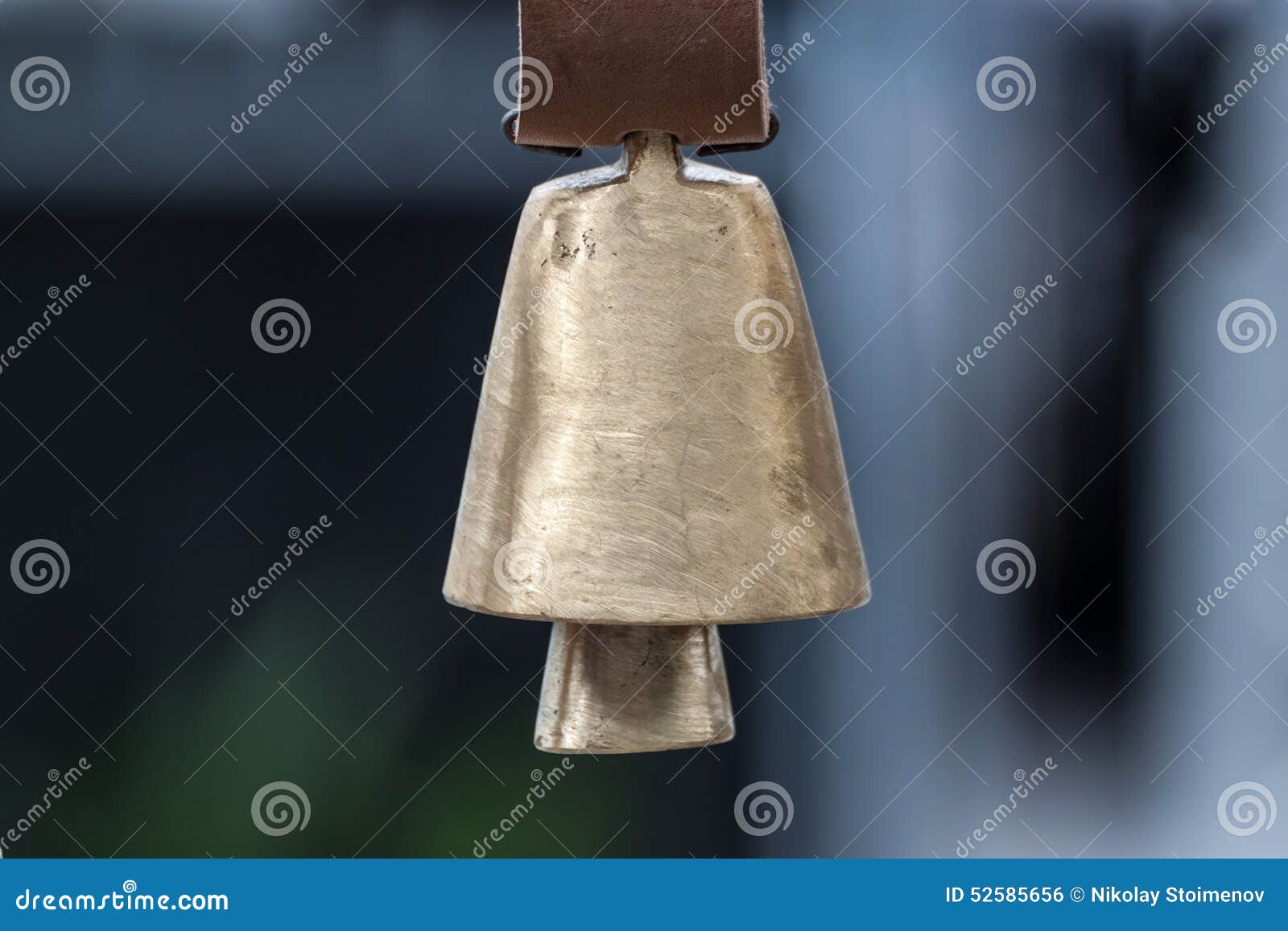 Cow or sheep bell stock photo. Image of chimes, brass - 52585656