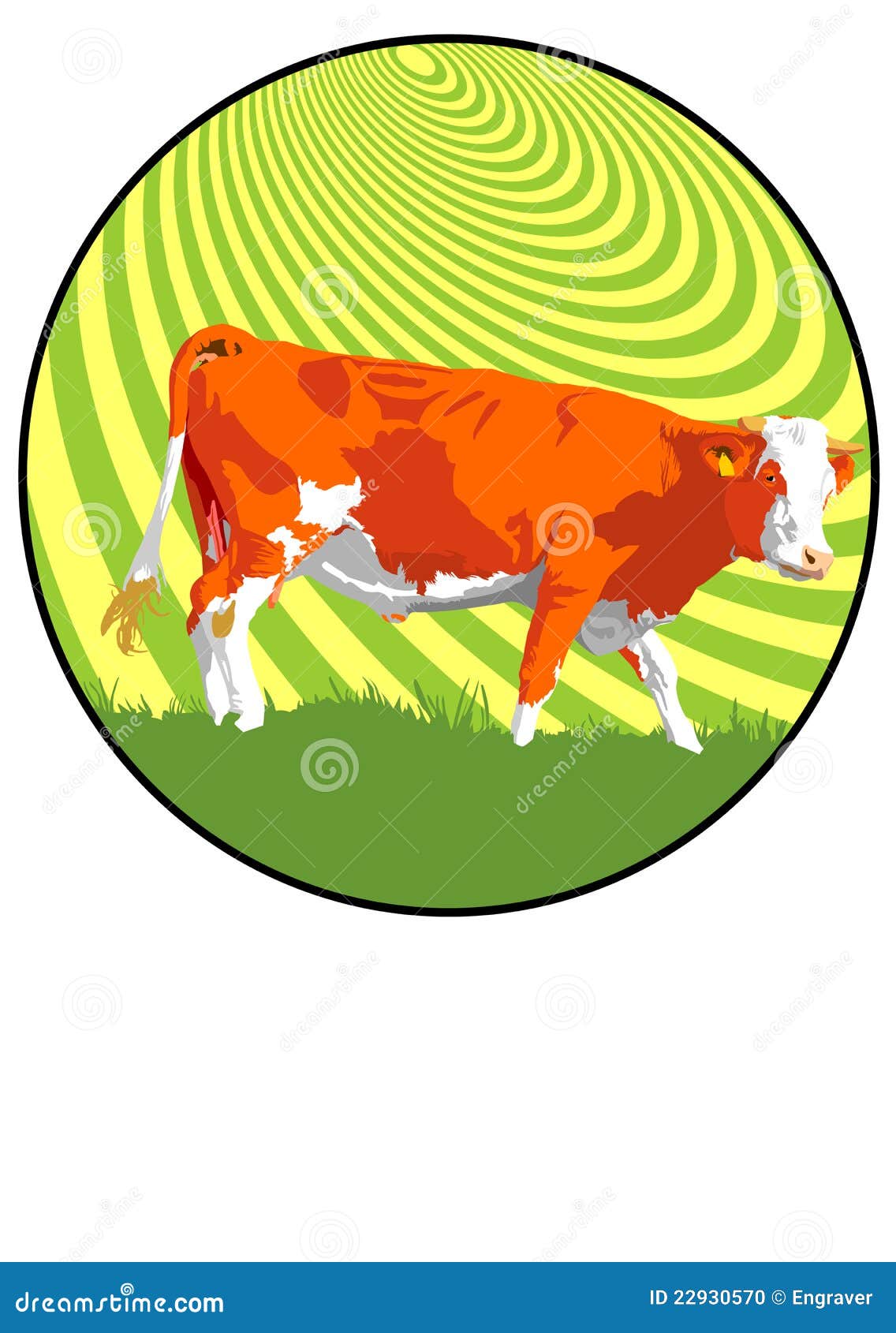 Cow sign stock vector. Illustration of element, animals - 22930570