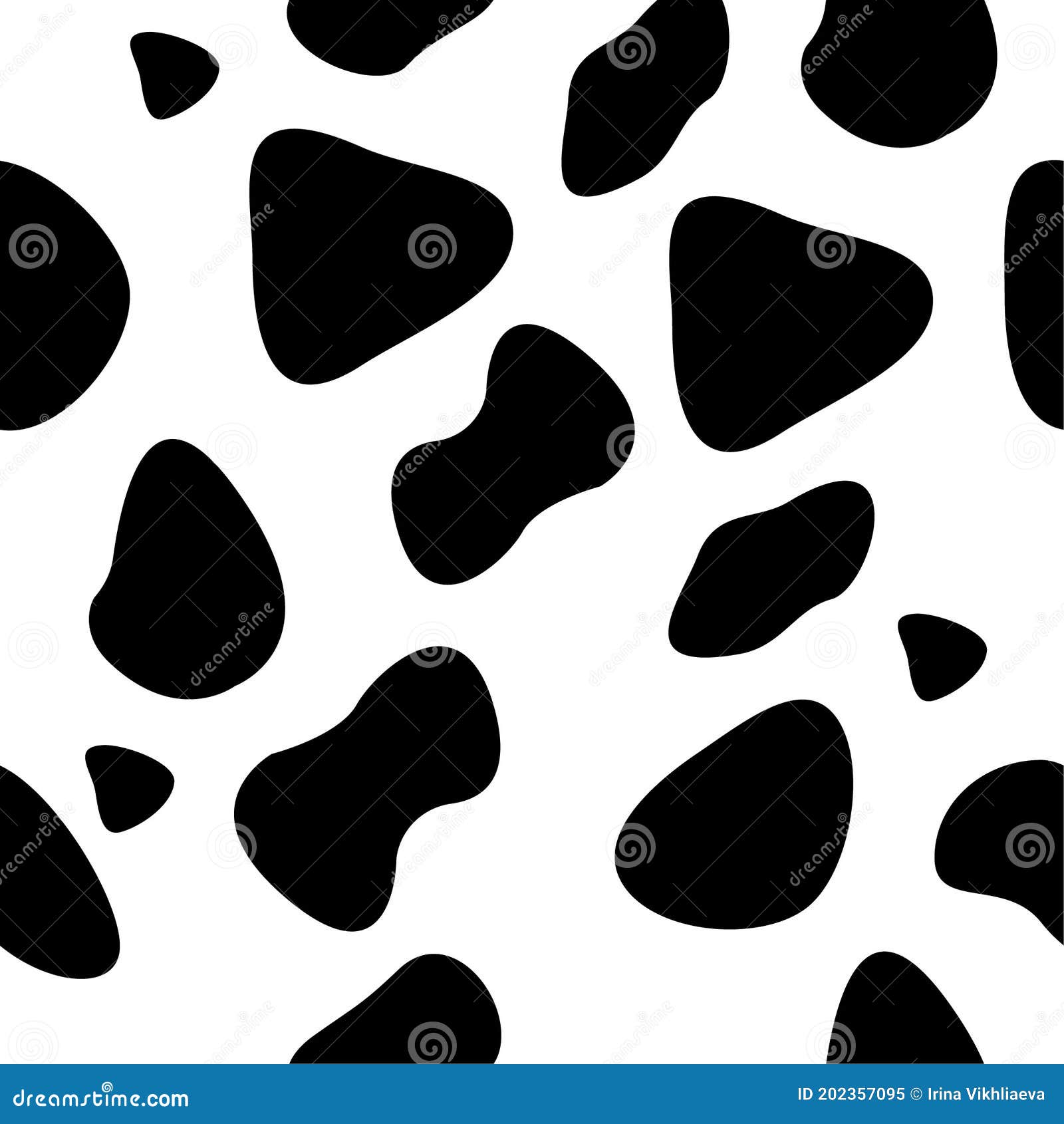 Cow. The Skin Of A Cow. Texture. Drawn By Hand Royalty-Free Stock Photo ...