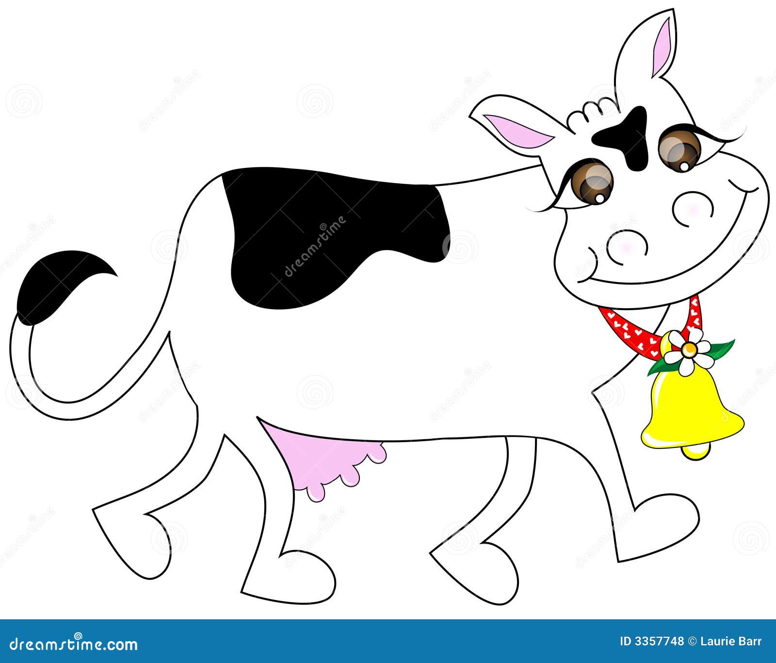 Cow With Smile Picture. Image: 3357748