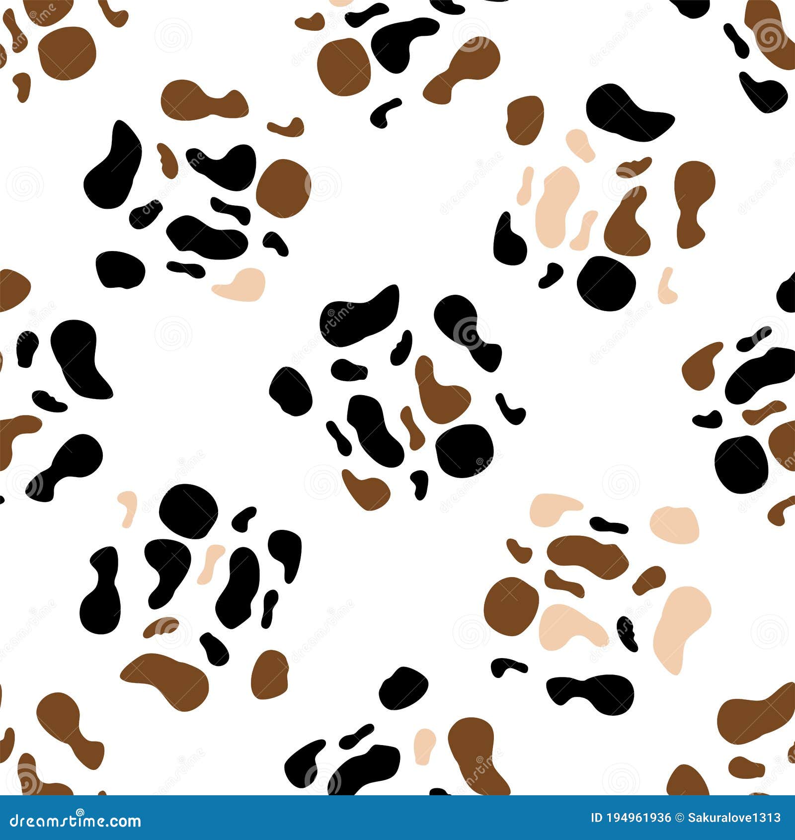 Cow Spots Seamless Pattern. Endless Texture Wallpaper,printing on ...