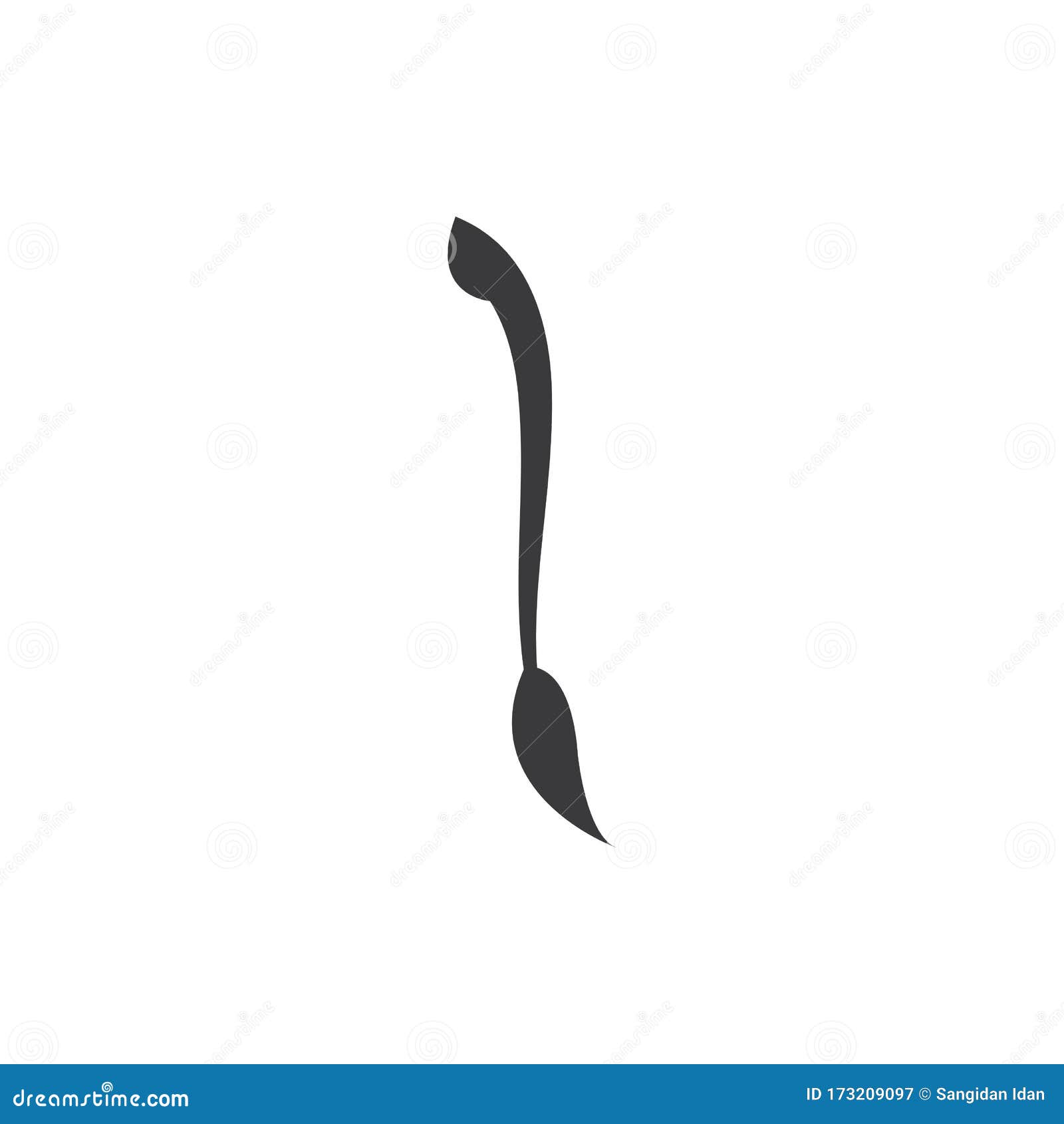 Cow Tail Vector Illustration Templat Stock Vector - Illustration of ...