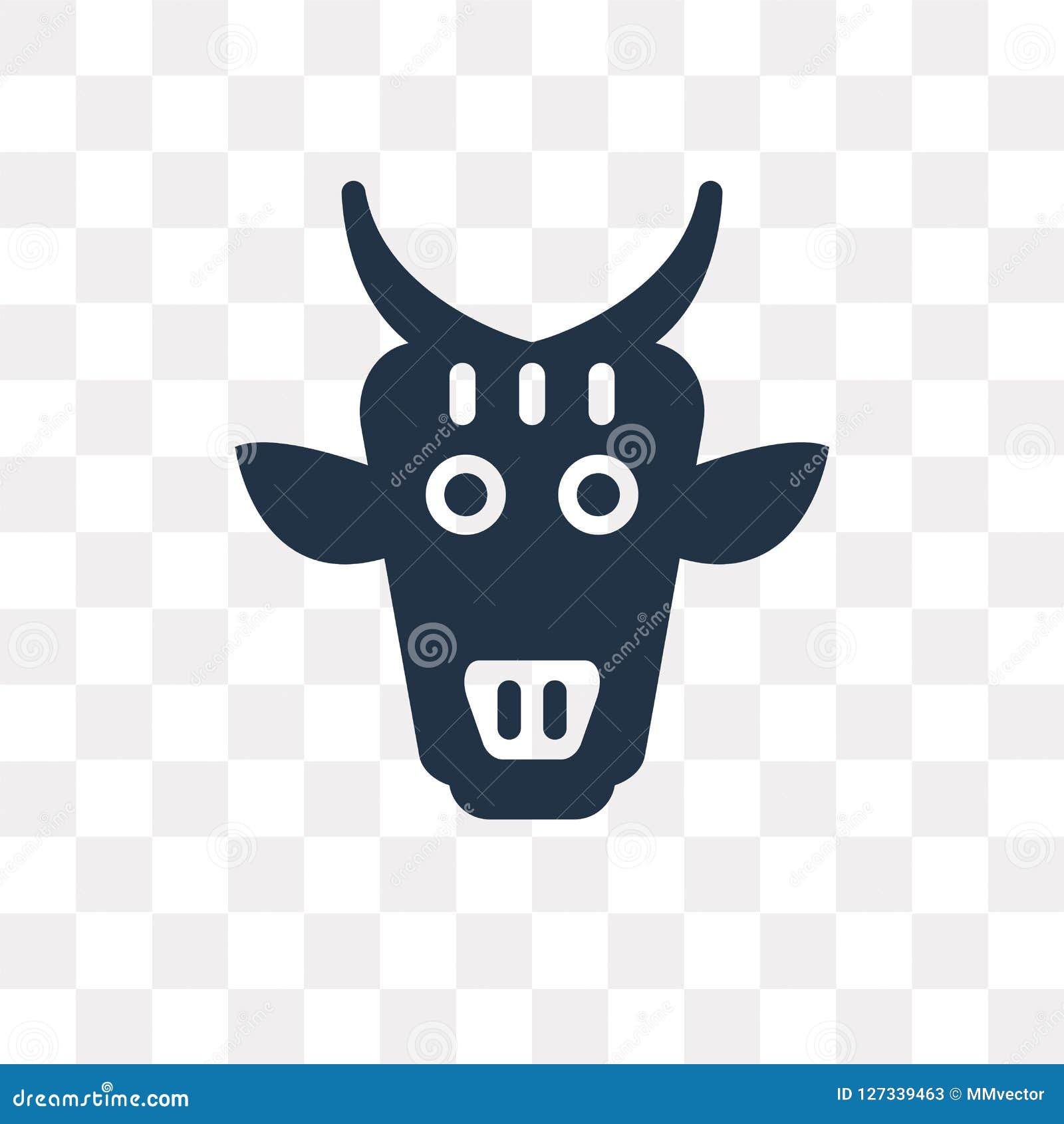Cow Vector Icon Isolated on Transparent Background, Cow Transpa Stock ...