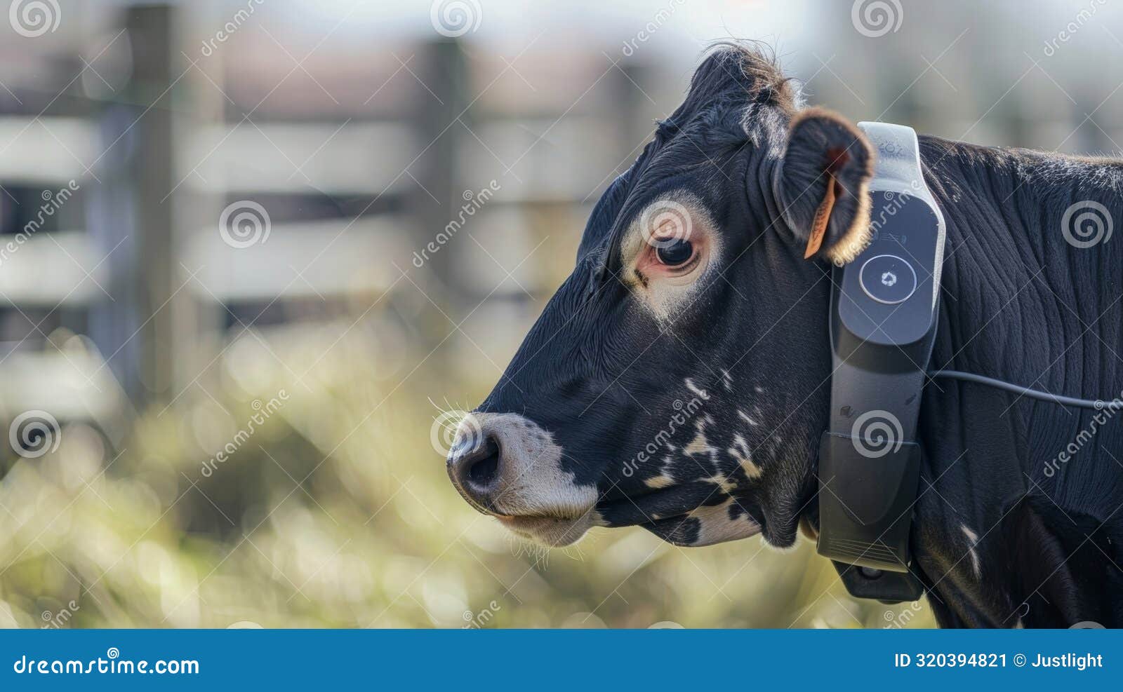 A Cow Wearing a GPSenabled Collar Providing Realtime Location and ...