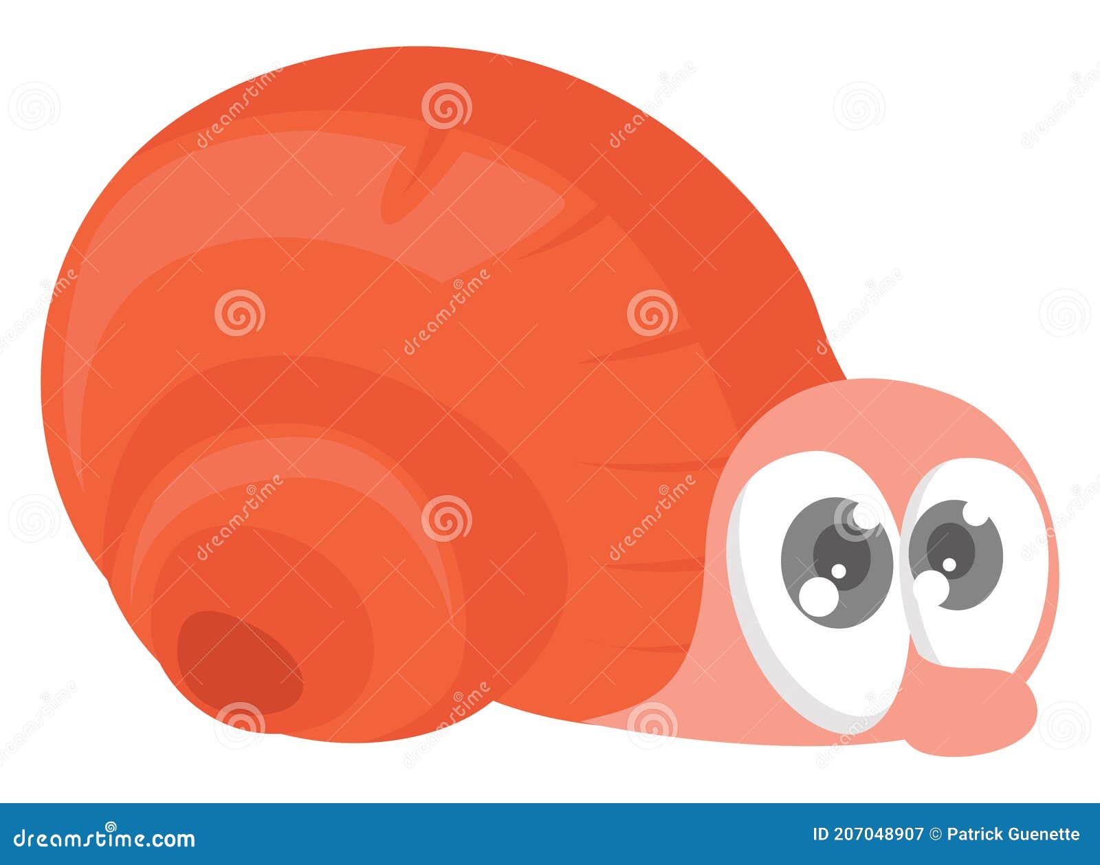 A Red Coward Vector Or Color Illustration | CartoonDealer.com #160156752