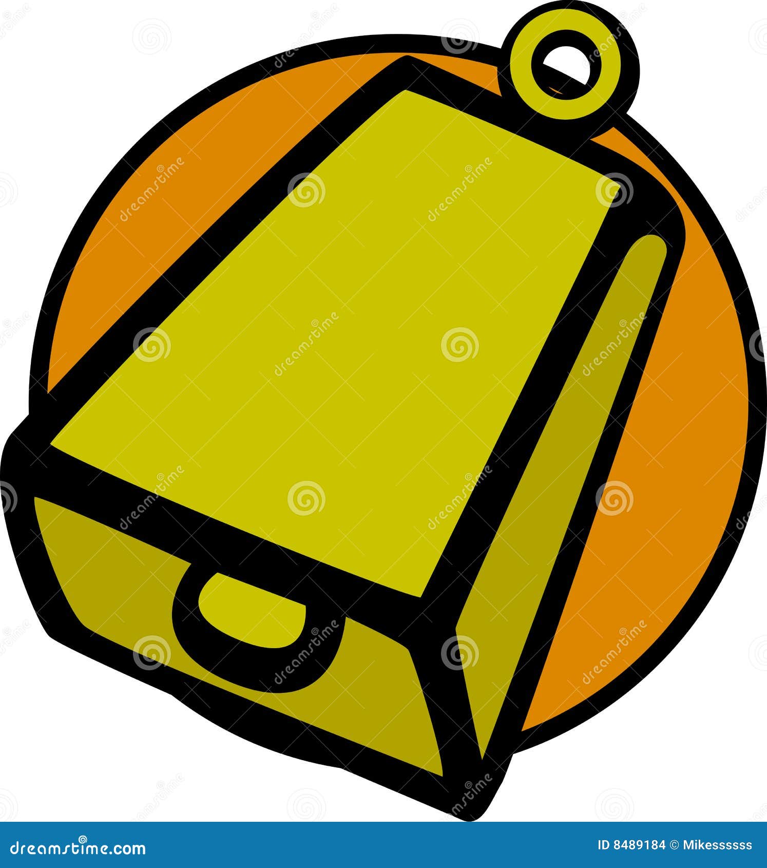 Cowbell Vector Illustration Stock Vector - Illustration of vector, bell ...