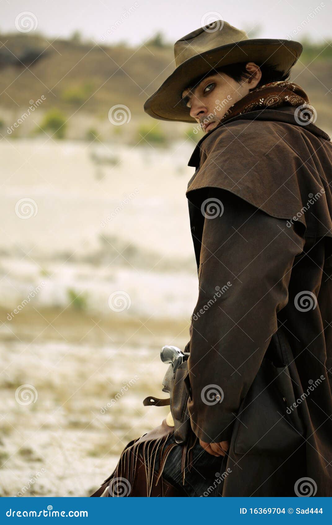 Cowboy stock photo. Image of adult, beauty, prairie, glamour - 16369704