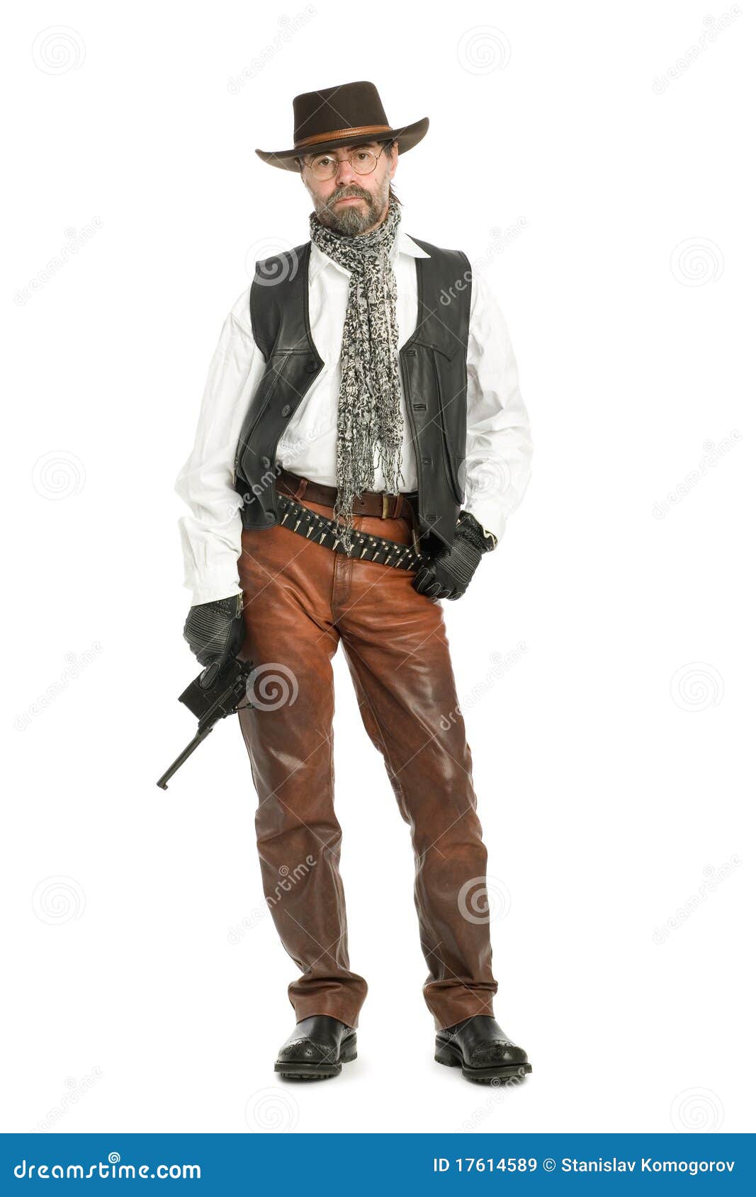 Cowboy stock image. Image of full, look, male, business - 17614589