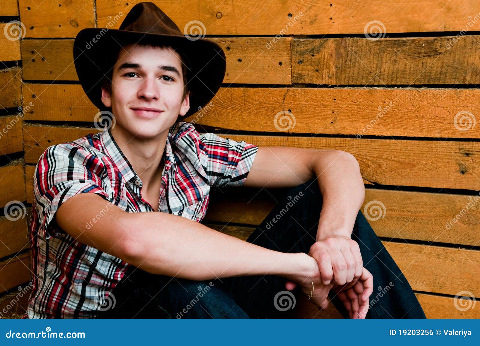 Cowboy stock photo. Image of casual, posing, fashion - 19203256
